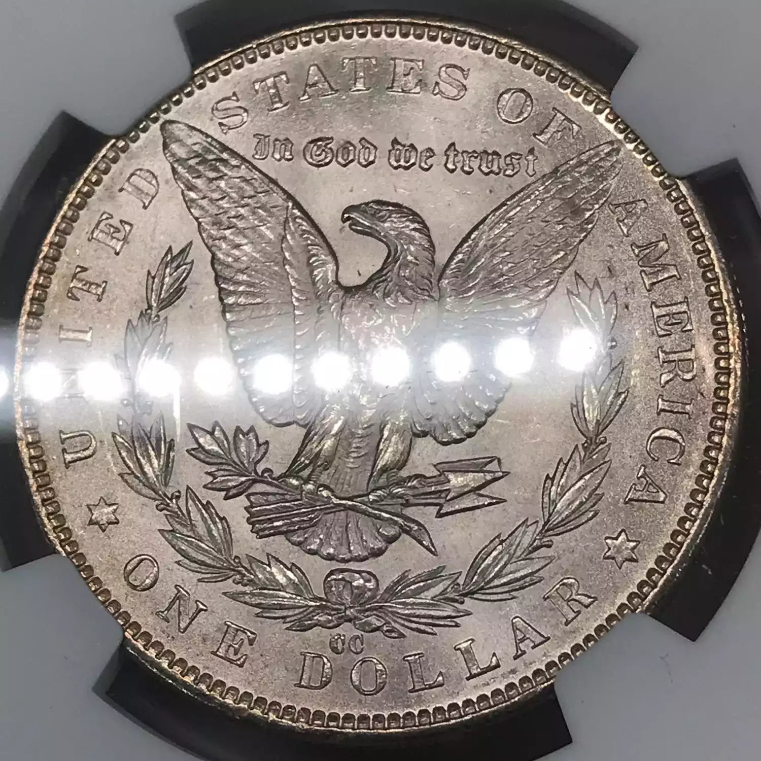 1891-CC Morgan Silver Dollar NGC MS-62 TOP 100 VAM-3 SPITTING EAGLE - Old Pueblo Coin