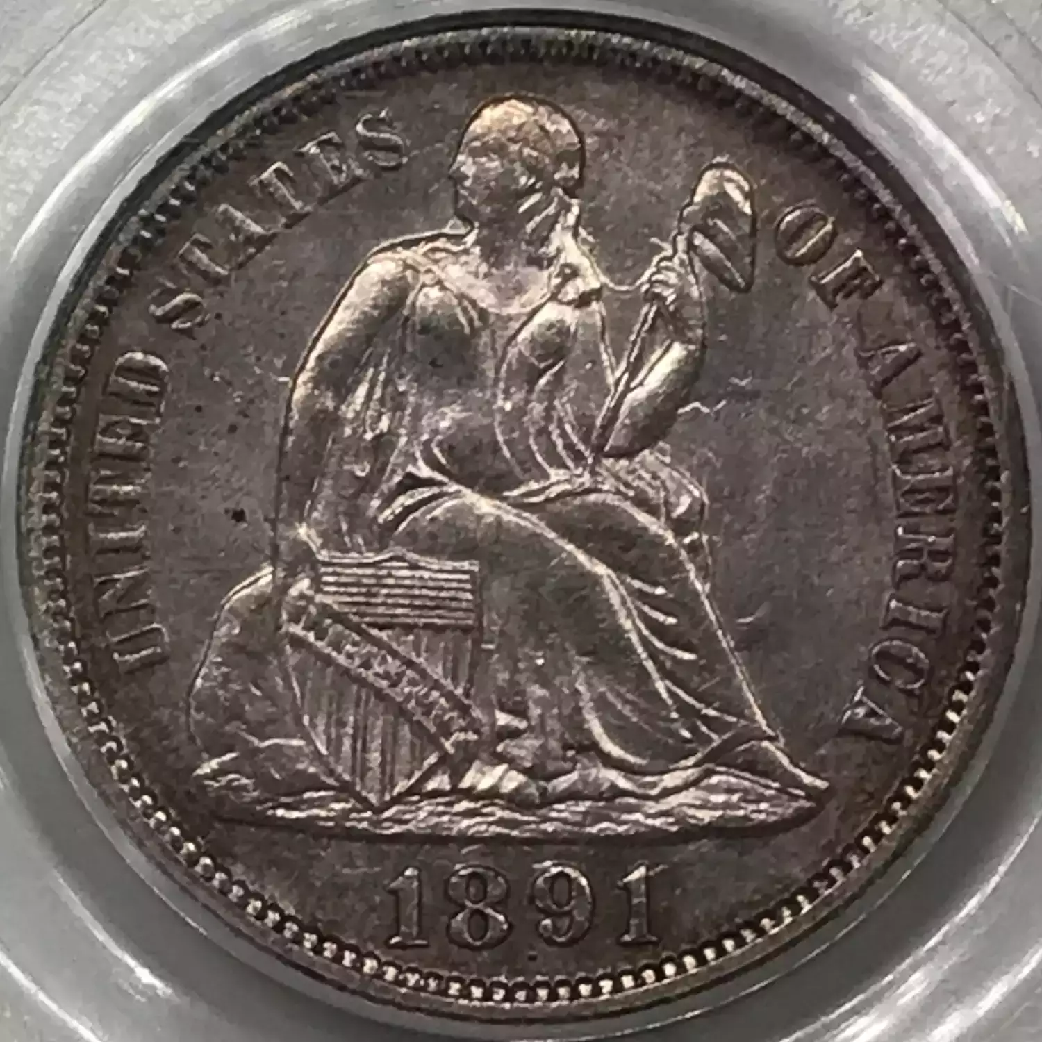 1891-O Seated Liberty Dime PCGS MS-62 - Old Pueblo Coin