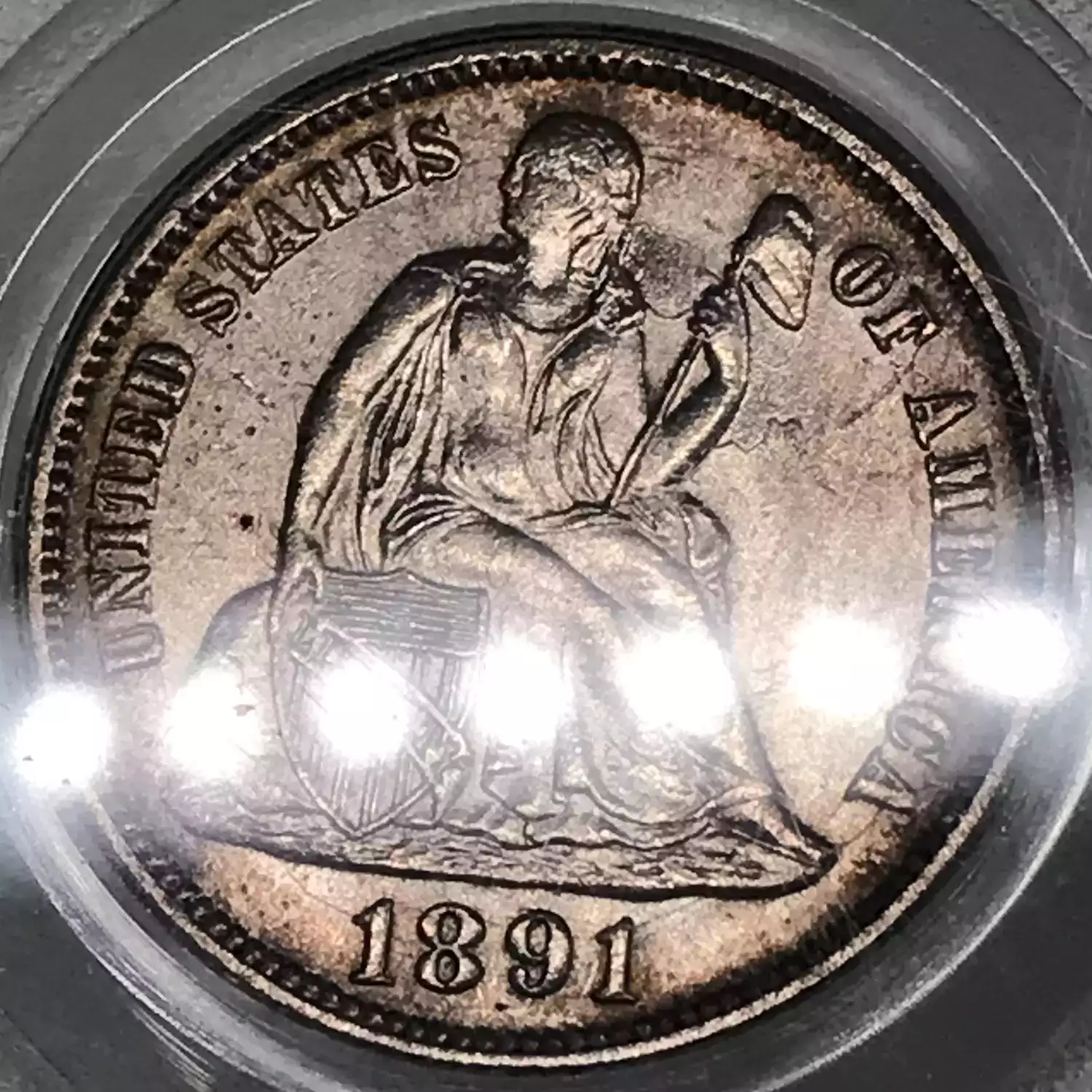 1891-O Seated Liberty Dime PCGS MS-62 - Old Pueblo Coin