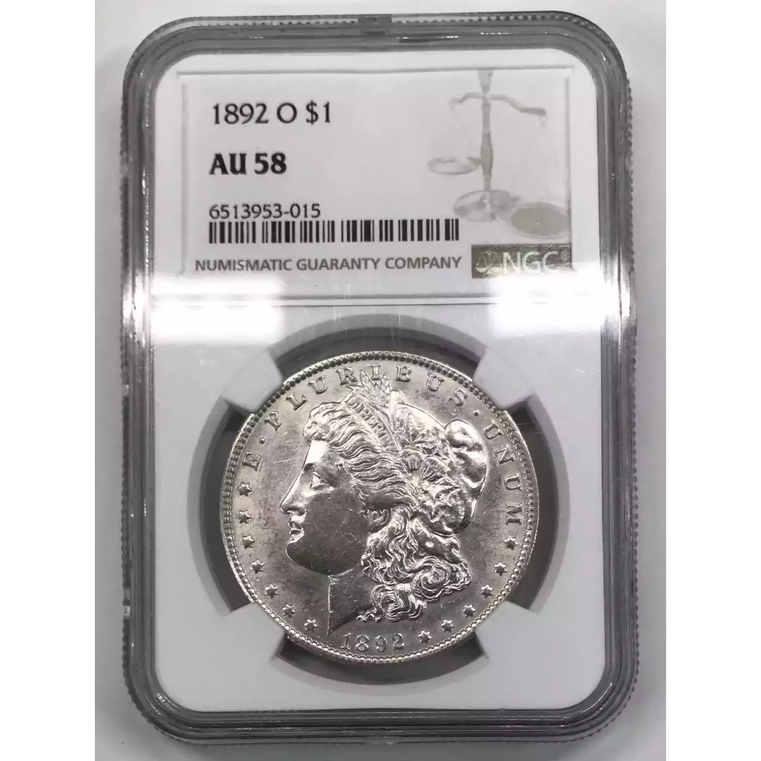 1892-O Morgan Silver Dollar NGC AU-58 - Old Pueblo Coin