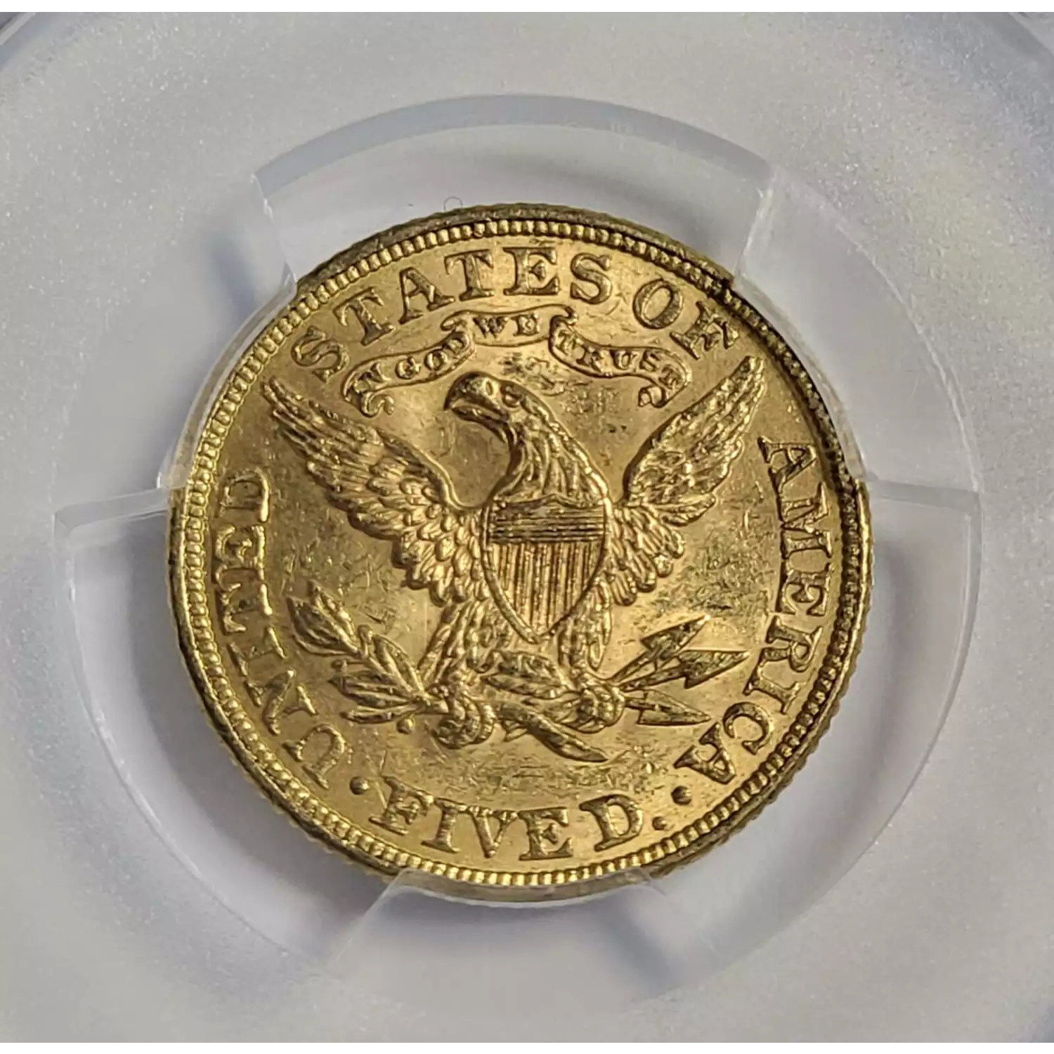 1892 $5 Gold Liberty Head Quarter Eagle PCGS MS-62 - Old Pueblo Coin