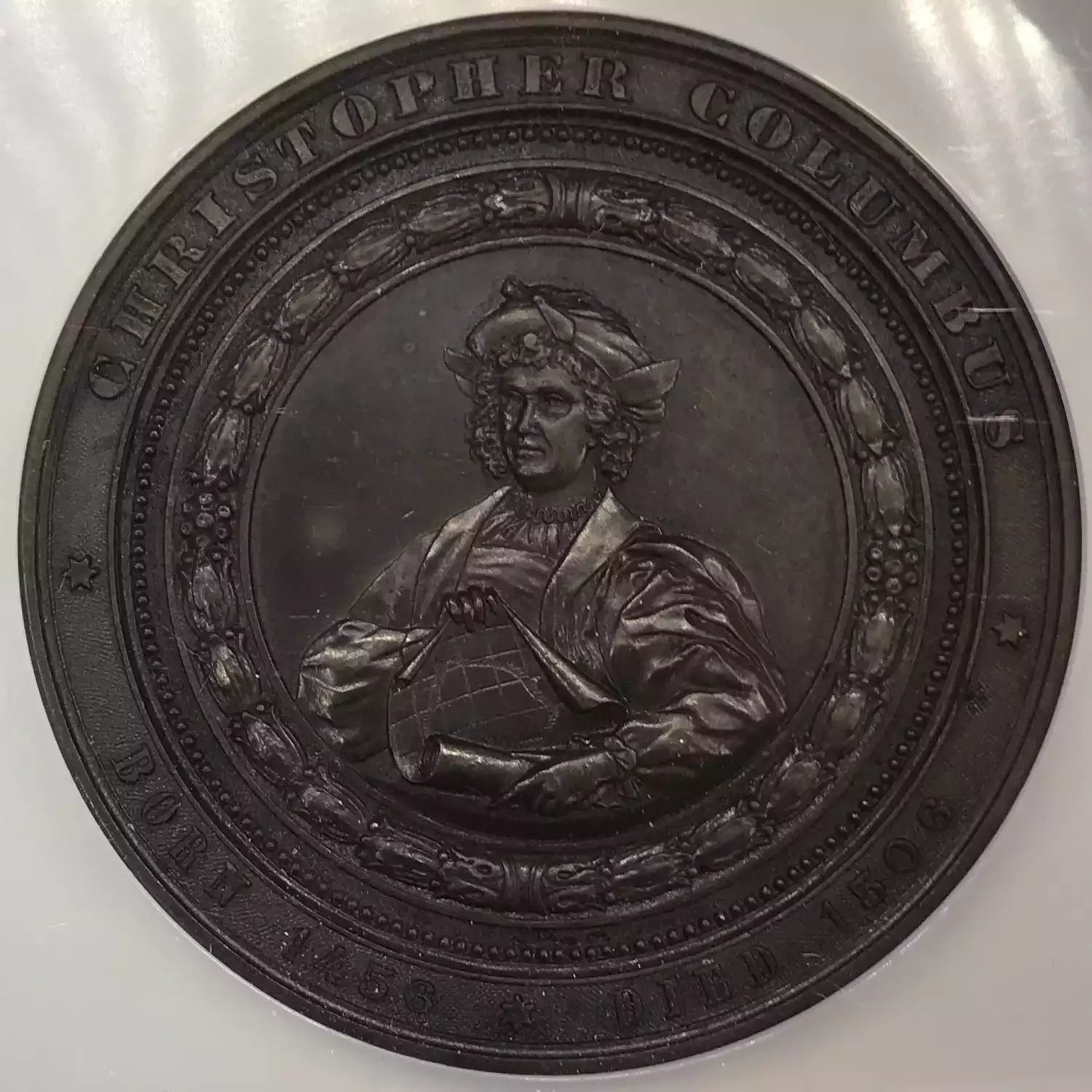 1892-93 Medal NGC MS-63 BN E-55 CHRISTOPHER COLUMBUS WORLD'S COLUMBIAN ...