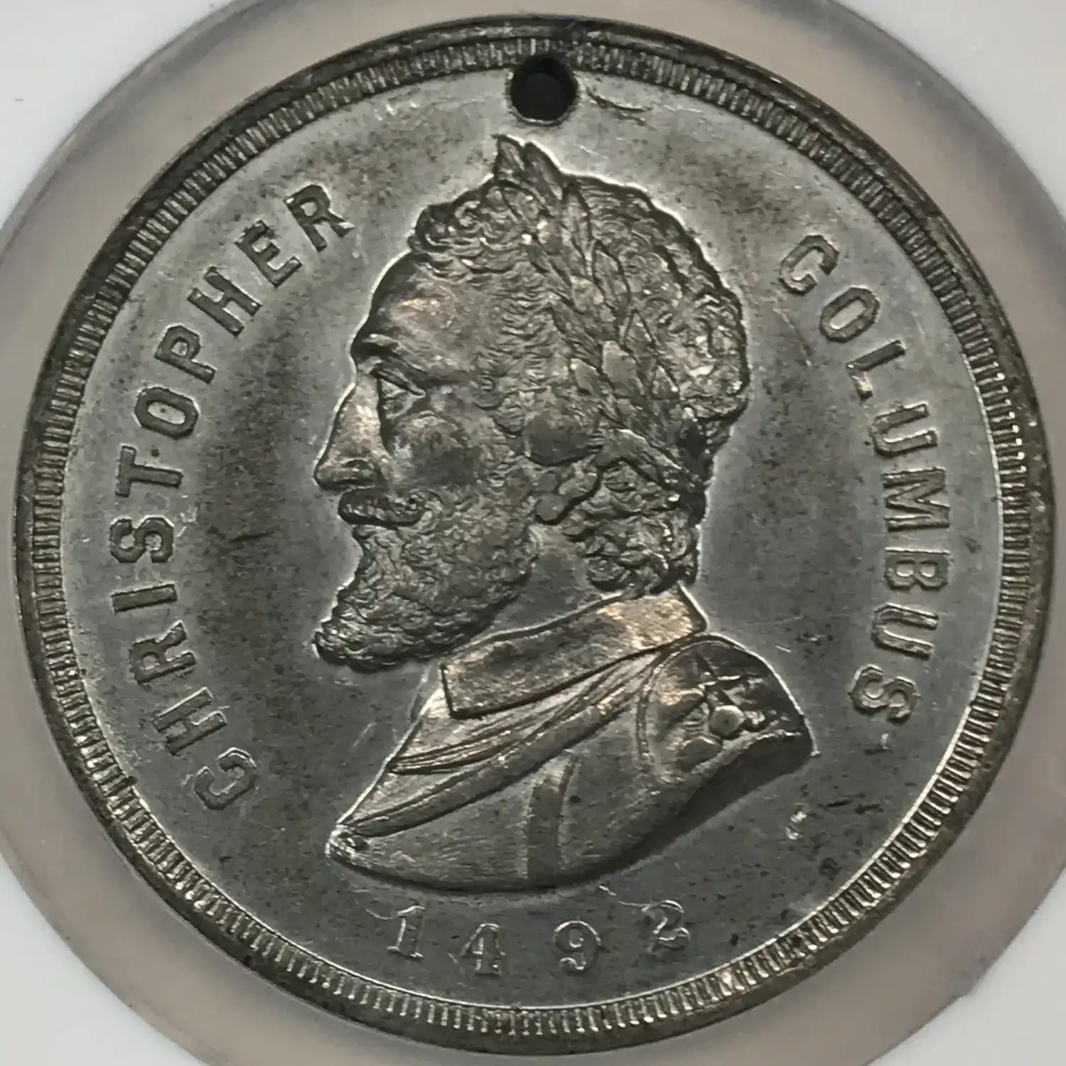 1892 So-Called Dollar NGC MS-61 IL HK-235 COLUMBUS BUST DOLLAR WORLD'S ...