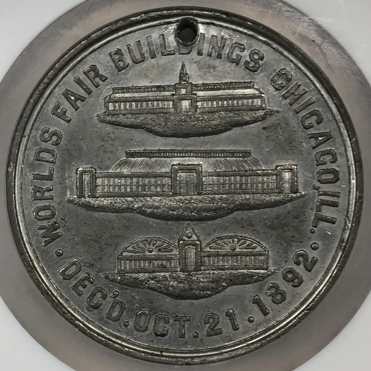 1892 So-Called Dollar NGC MS-61 IL HK-235 COLUMBUS BUST DOLLAR WORLD'S ...