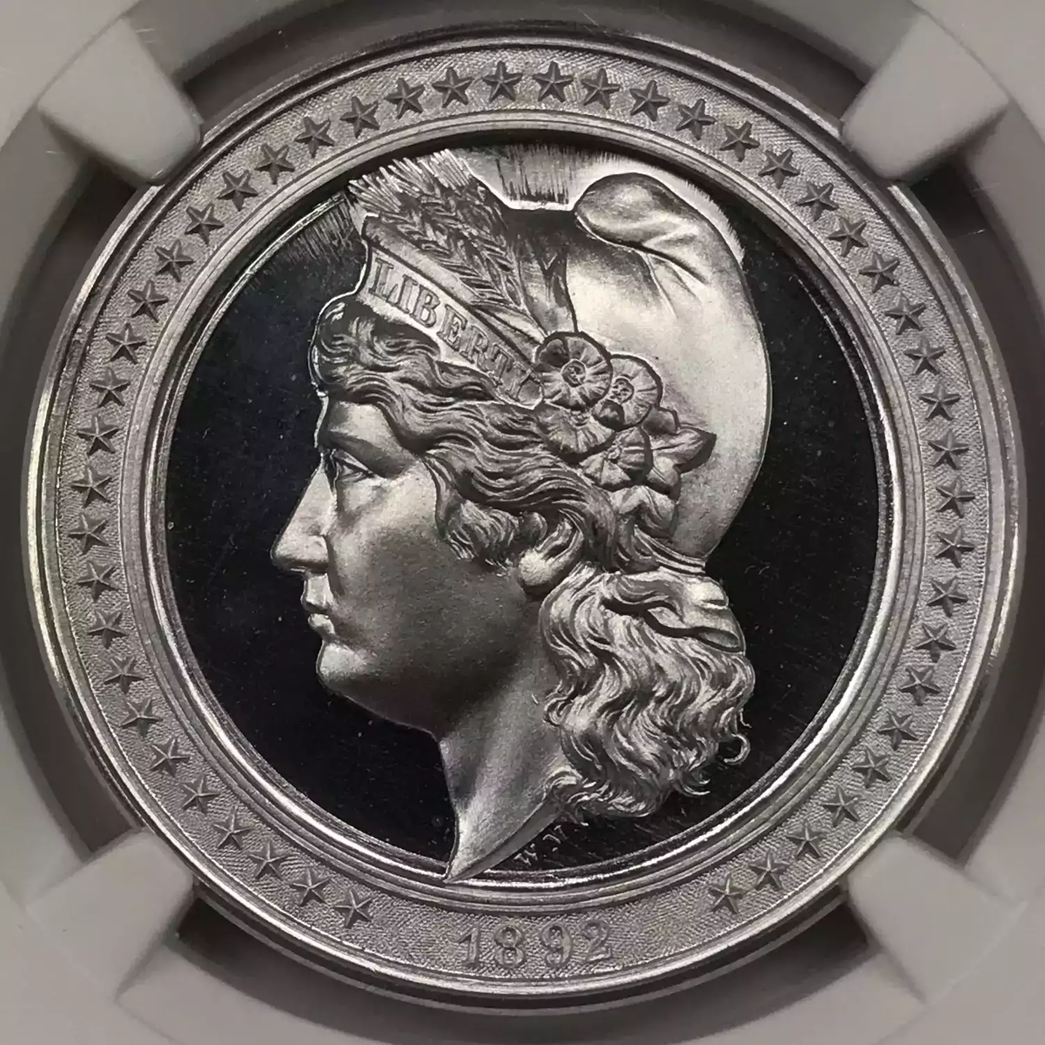 1892-IL So-Called Dollar NGC MS-67 DPL LIBERTY HEAD HIGH RELIEF WORLD'S ...