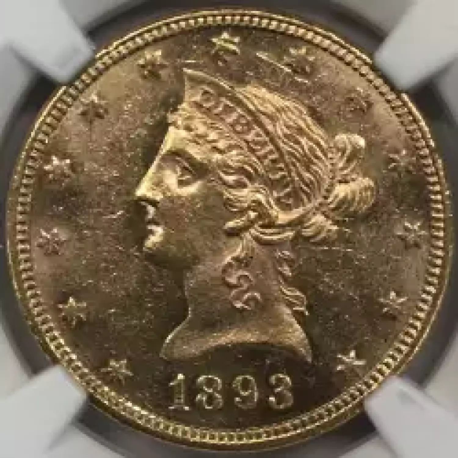 1893 $10 Gold Liberty Head Eagle NGC MS-61 - Old Pueblo Coin