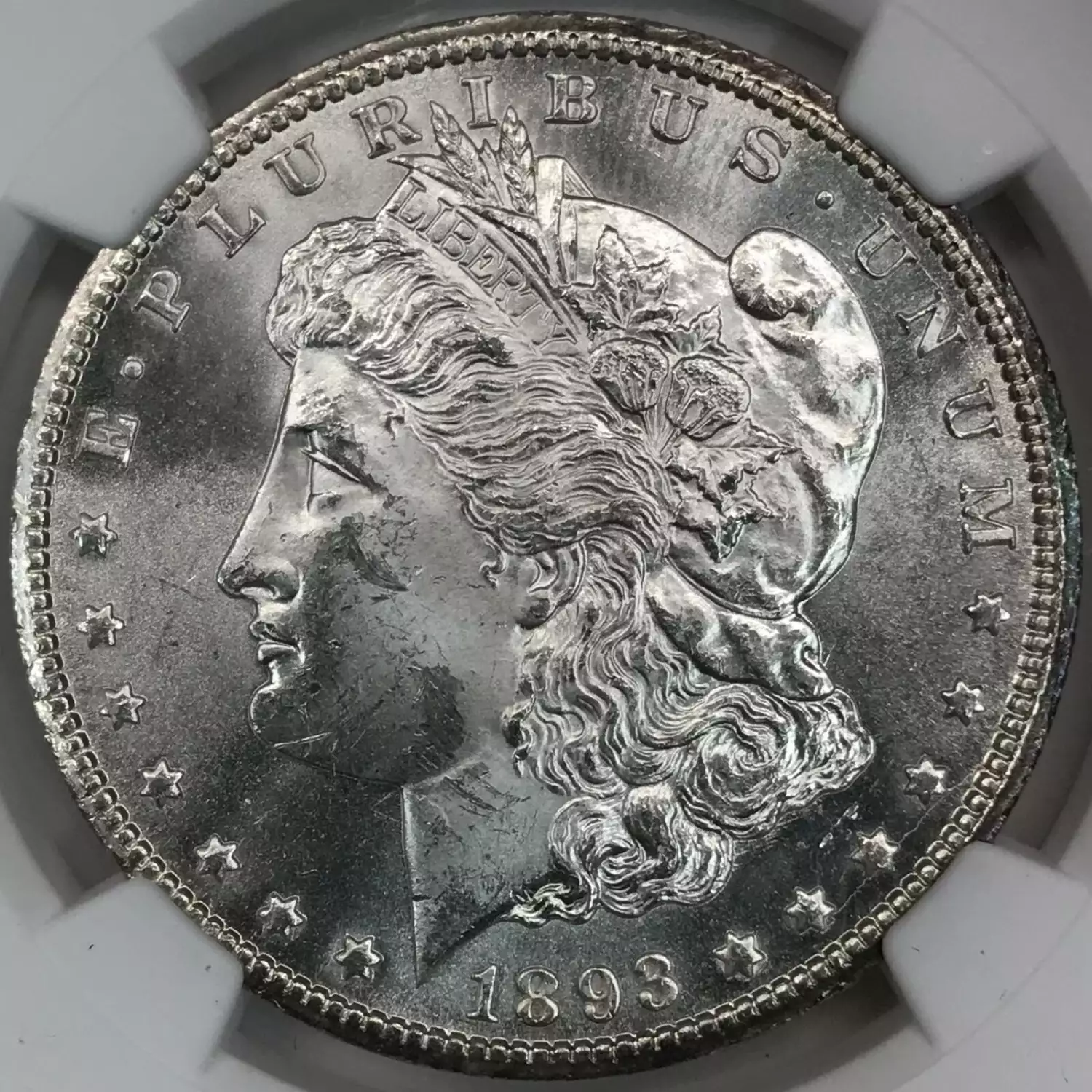 1893-CC Morgan Silver Dollar NGC MS-63 - Old Pueblo Coin