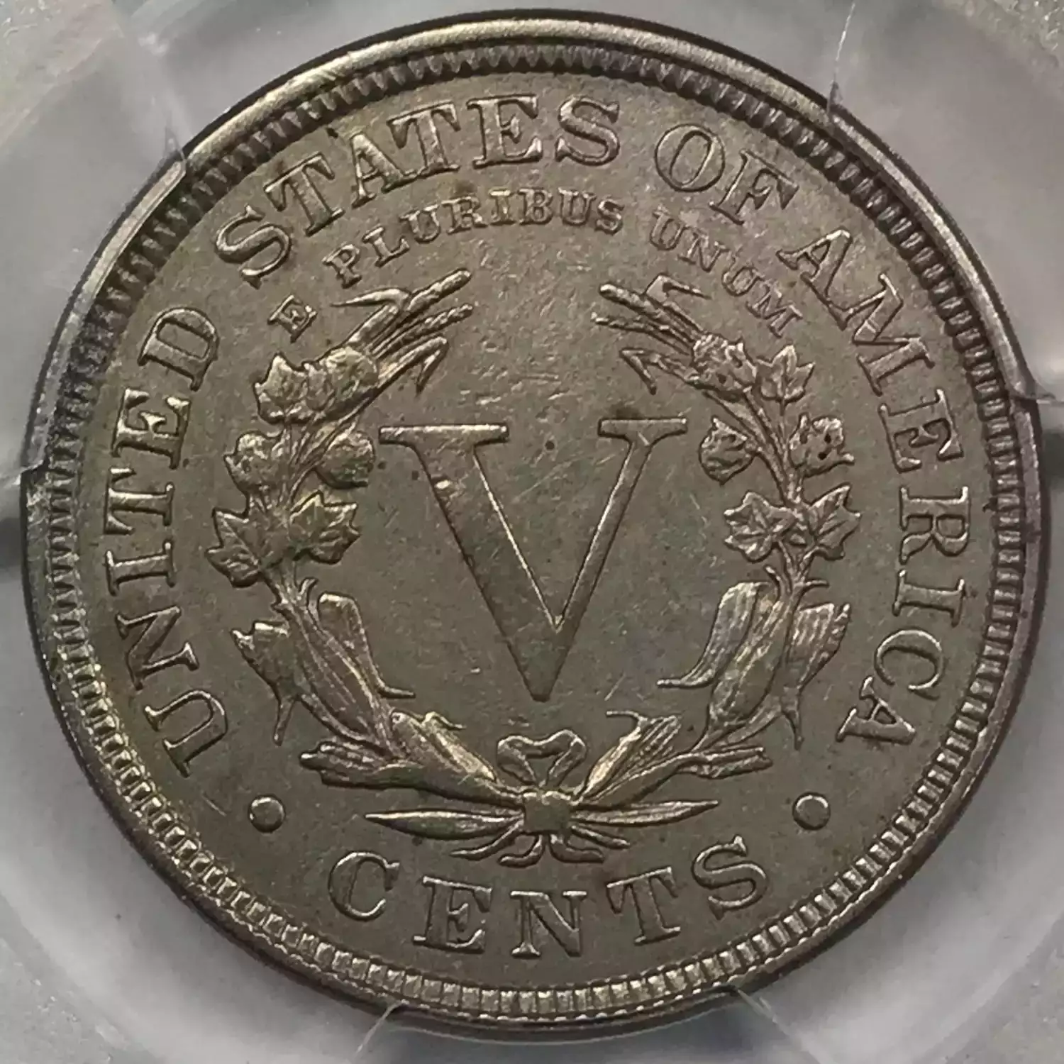 1893 Liberty Head V Nickel PCGS Genuine - XF Details (92 - Cleaned ...