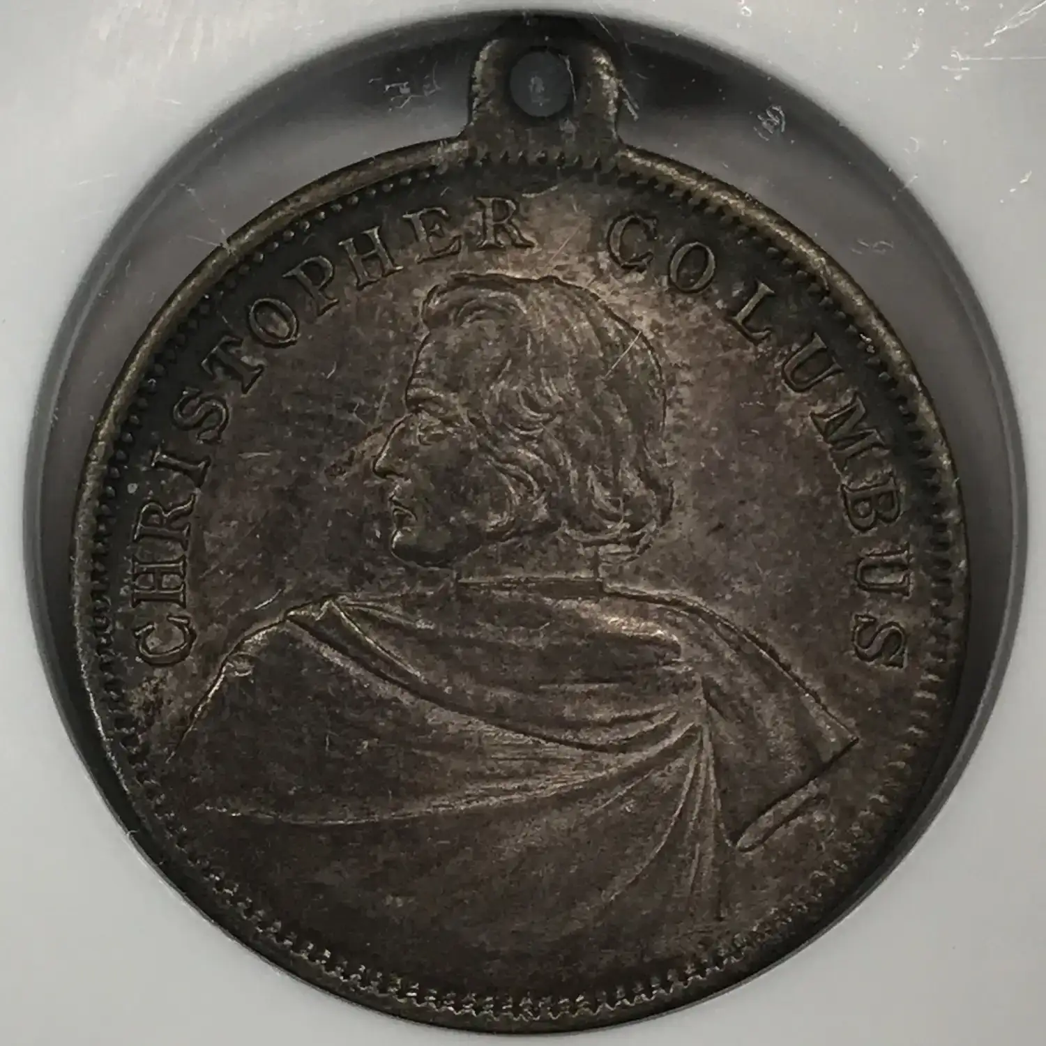 1893 Medal NGC MS-62 COLUMBUS, DRAPED BUST WORLD'S COLUMBIAN EXPO ...