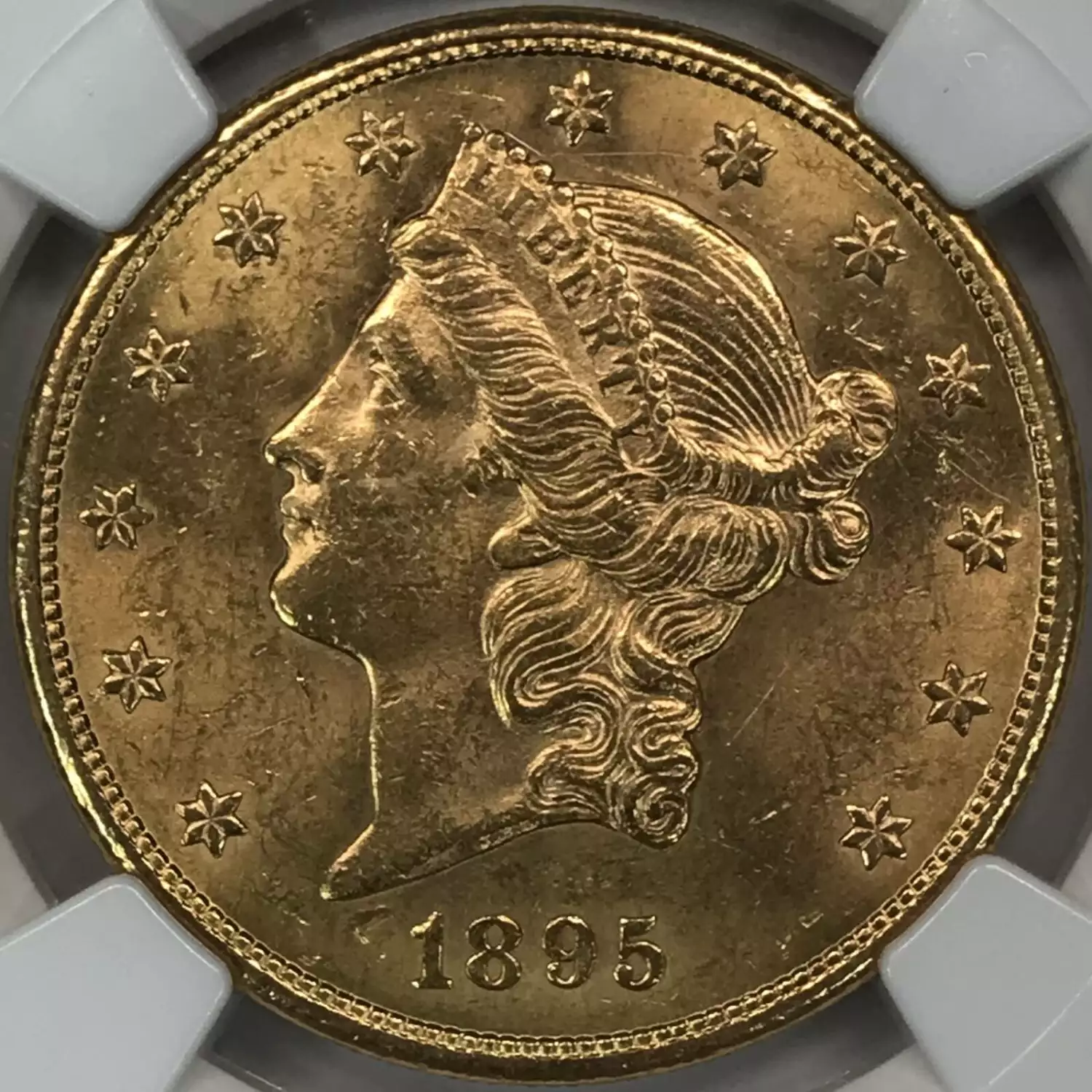 1895-S Liberty Head $20 Gold Double Eagle NGC MS-61 - Old Pueblo Coin
