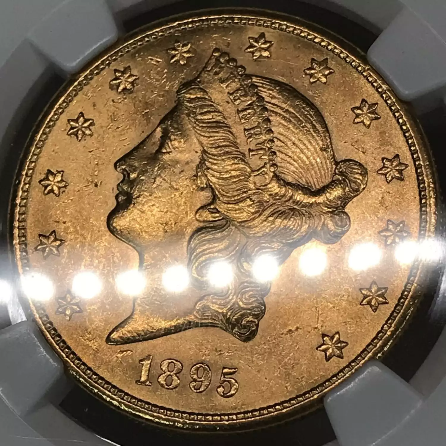 1895-S Liberty Head $20 Gold Double Eagle NGC MS-61 - Old Pueblo Coin