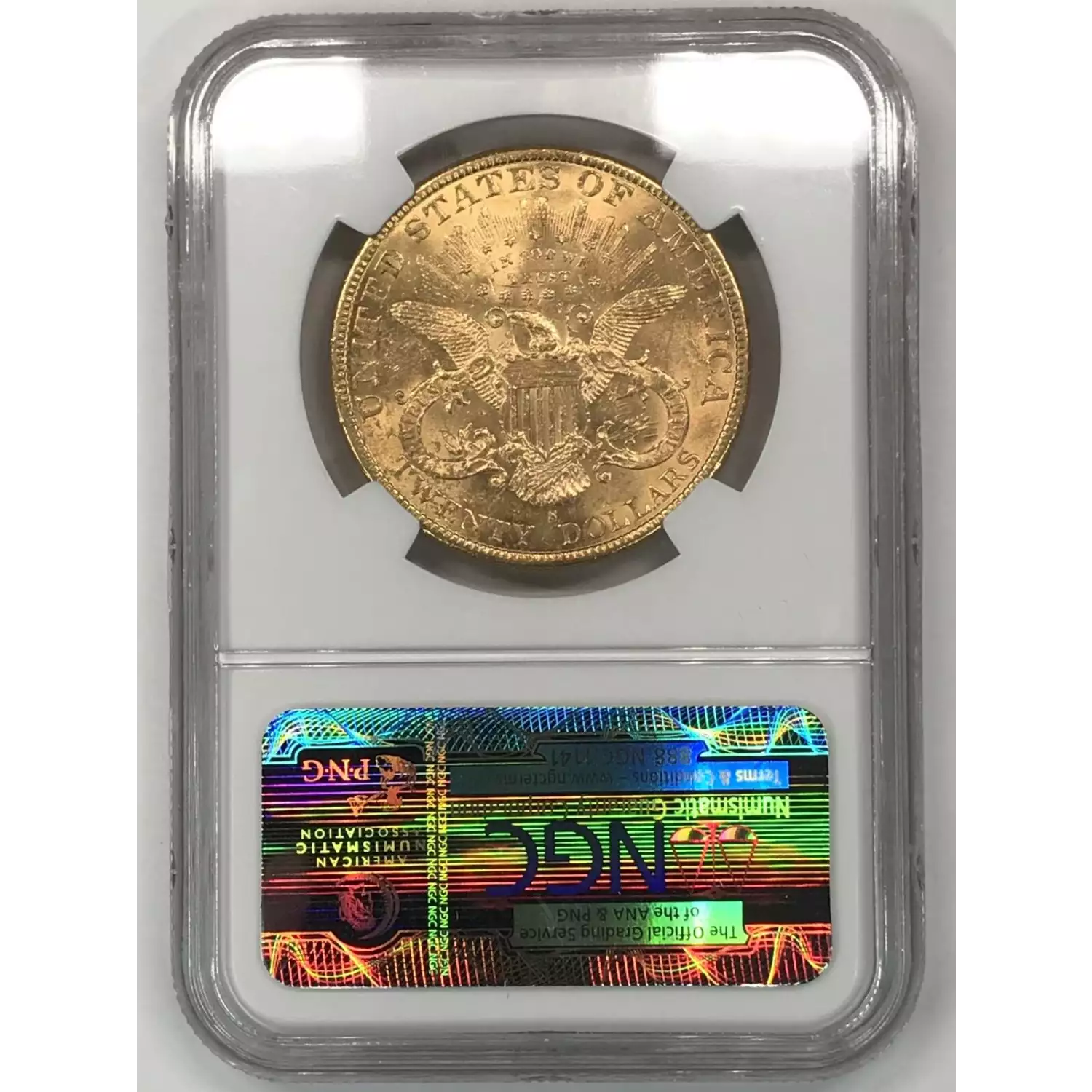 1895-S Liberty Head $20 Gold Double Eagle NGC MS-61 - Old Pueblo Coin