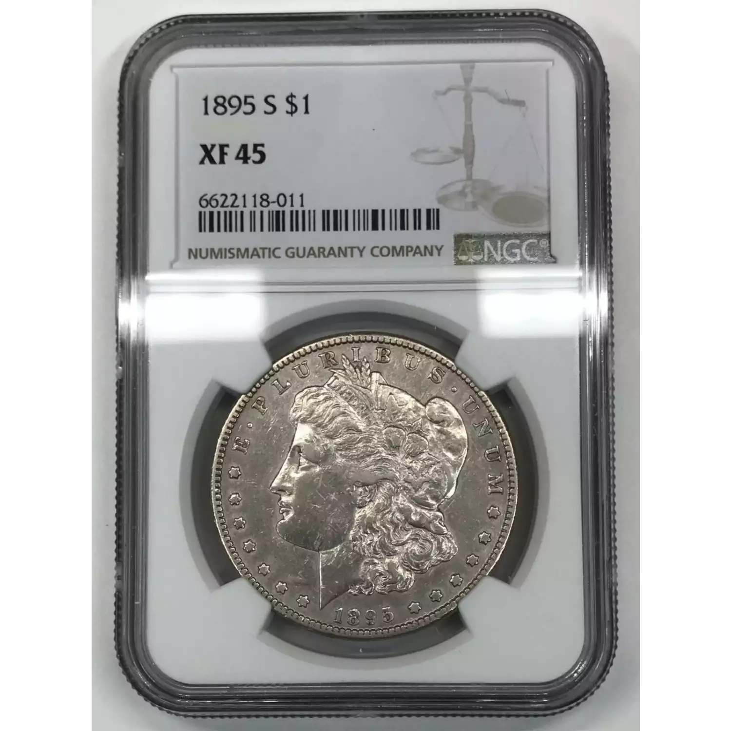 1895-S Morgan Silver Dollar NGC XF-45 HOT 50 VAM-3 S/S RPM - Old Pueblo Coin