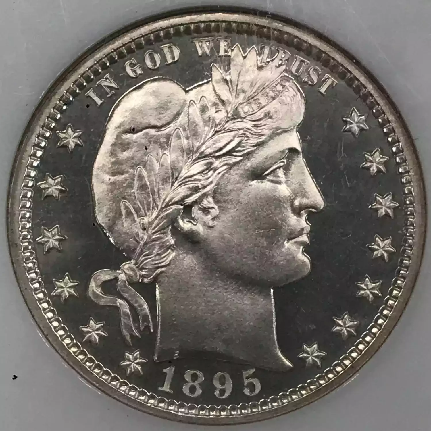 1895 Barber Liberty Head Quarter NGC PF-66 CAMEO - Old Pueblo Coin