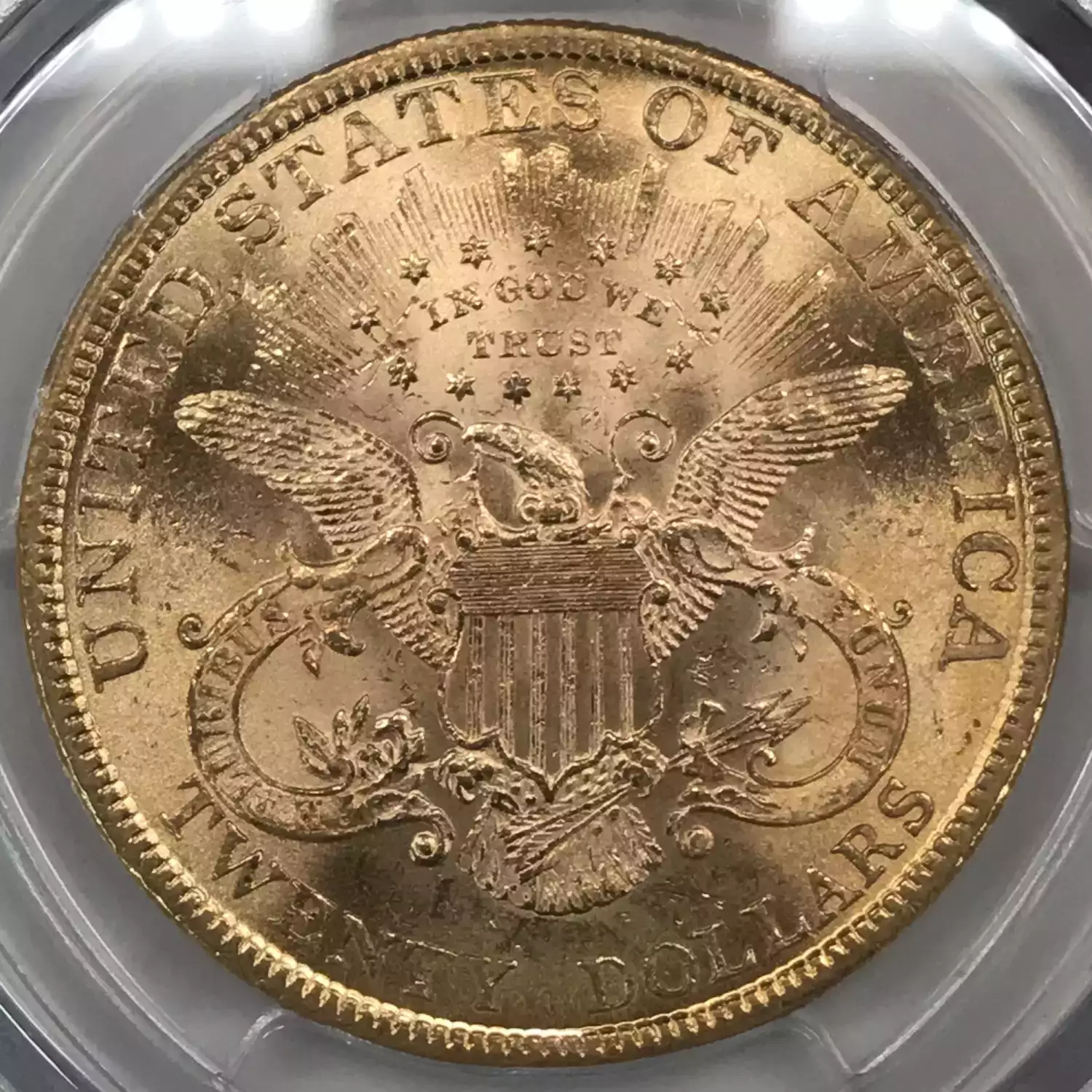 1896 Liberty Head $20 Gold Double Eagle PCGS MS-63 - Old Pueblo Coin