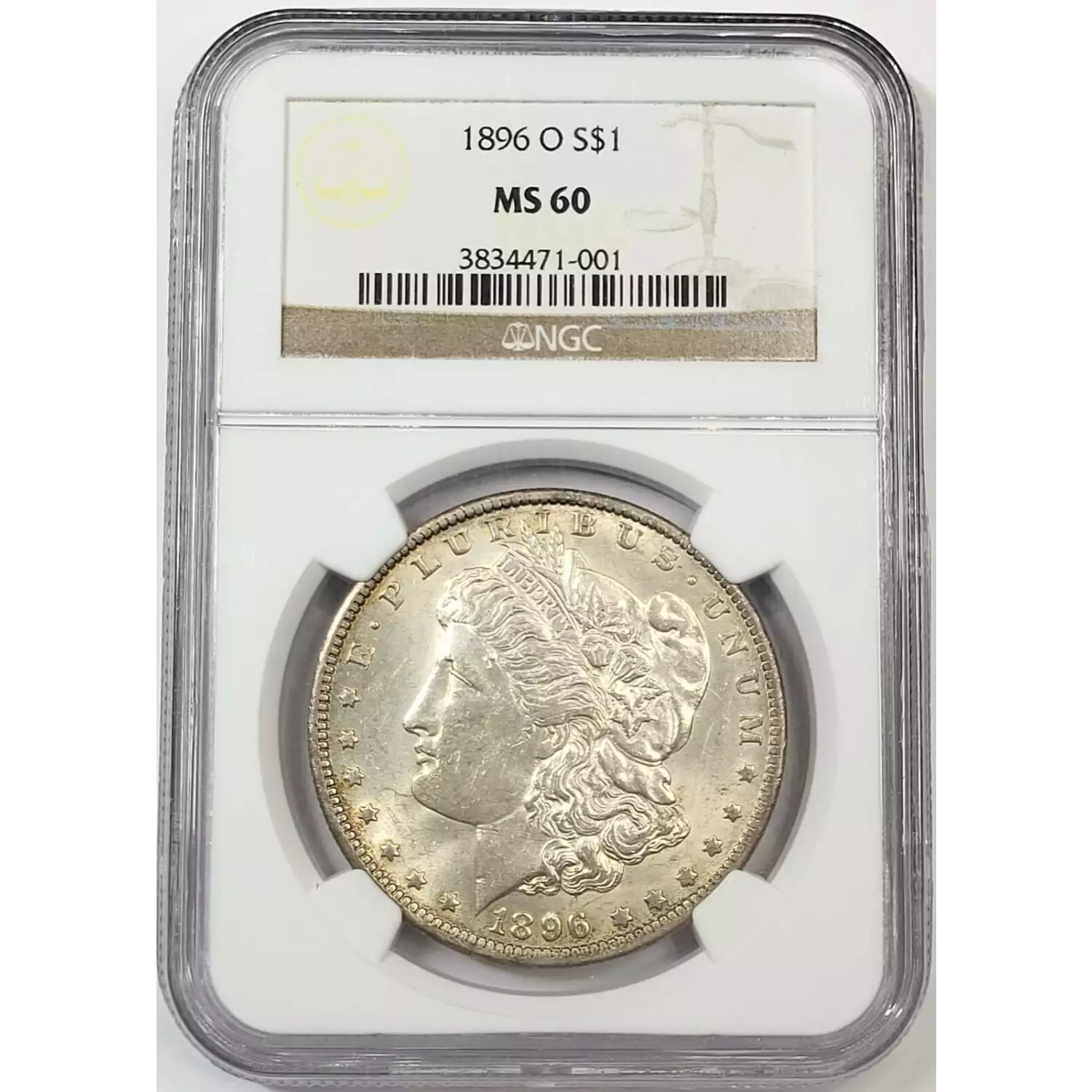 1896-O Morgan Silver Dollar NGC MS-60 - Old Pueblo Coin
