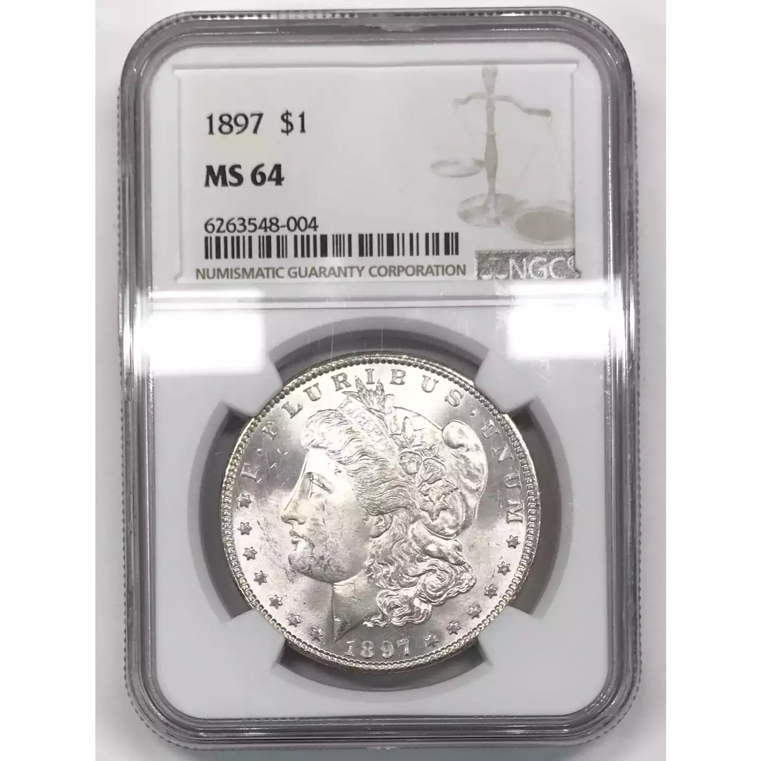 1897 Morgan Silver Dollar NGC MS-64 - Old Pueblo Coin