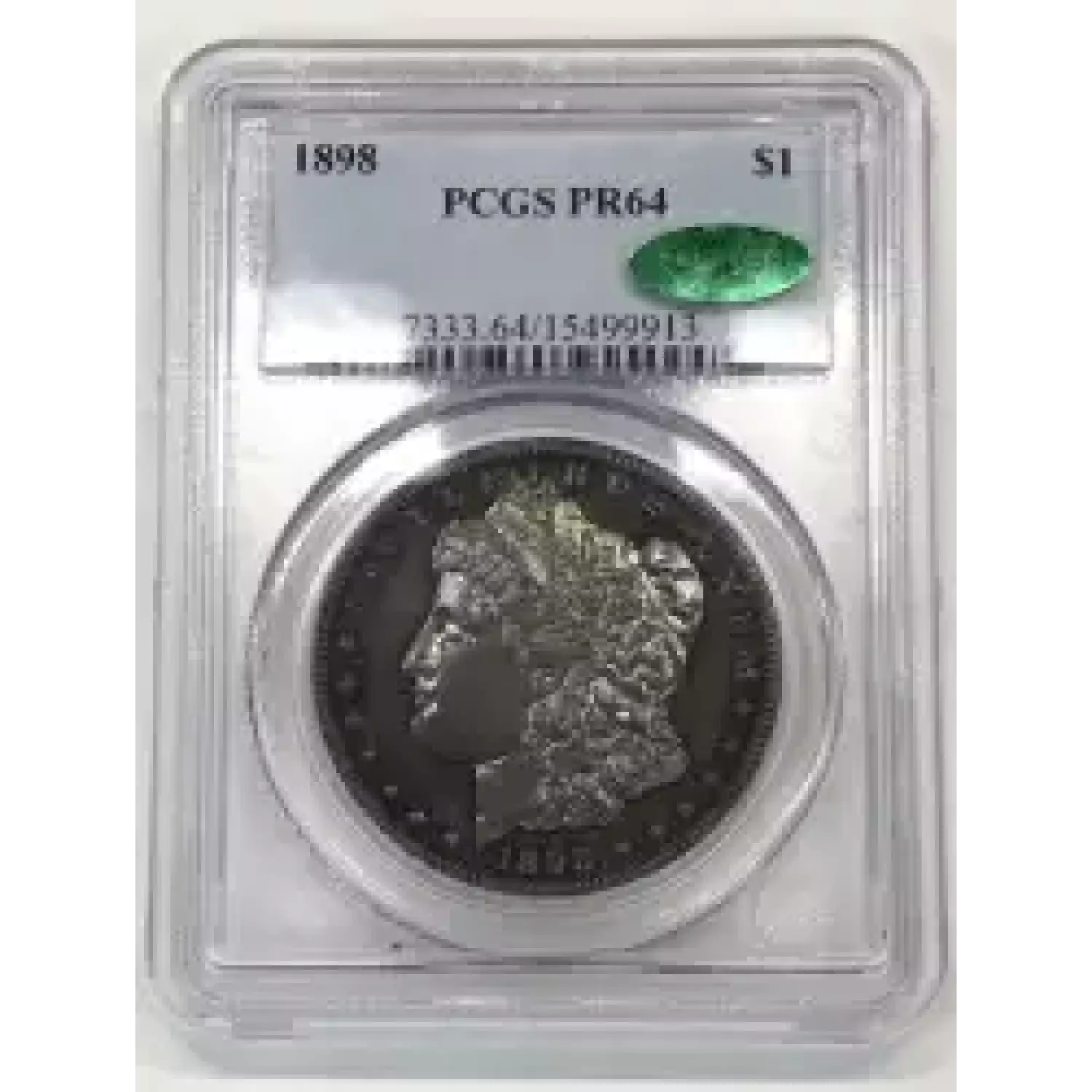 1898 Morgan Silver Dollar PCGS PR-64 CAC - Old Pueblo Coin