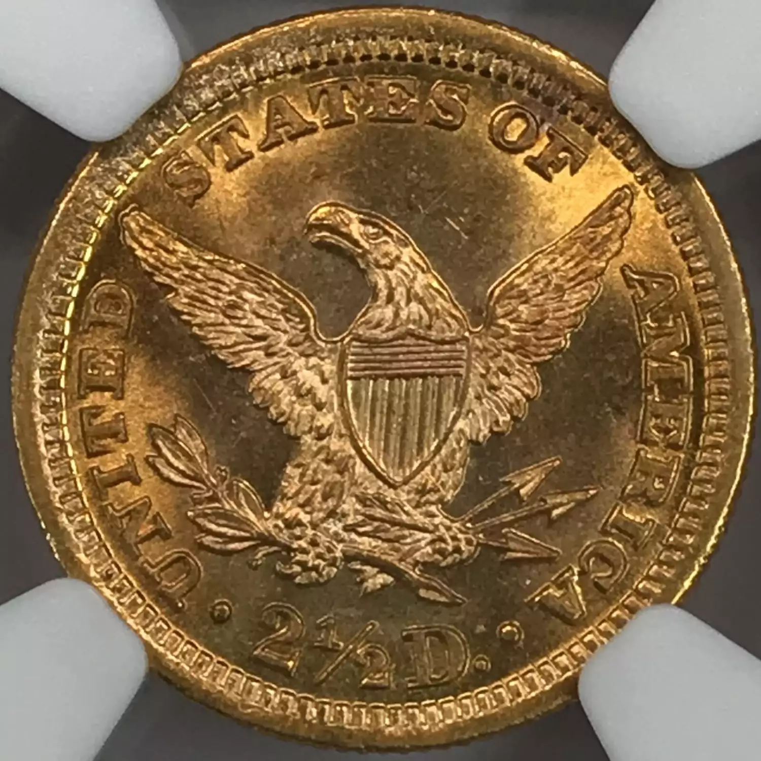 1898 $2.50 Gold Liberty Head Quarter Eagle NGC MS-65 - Old Pueblo Coin