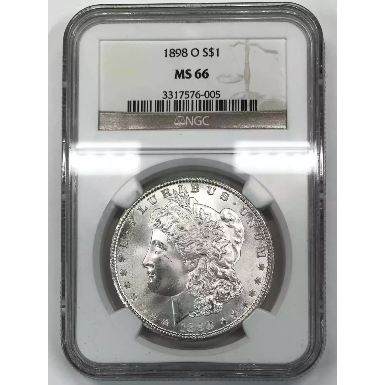 1898-O Morgan Silver Dollar NGC MS-66 - Old Pueblo Coin