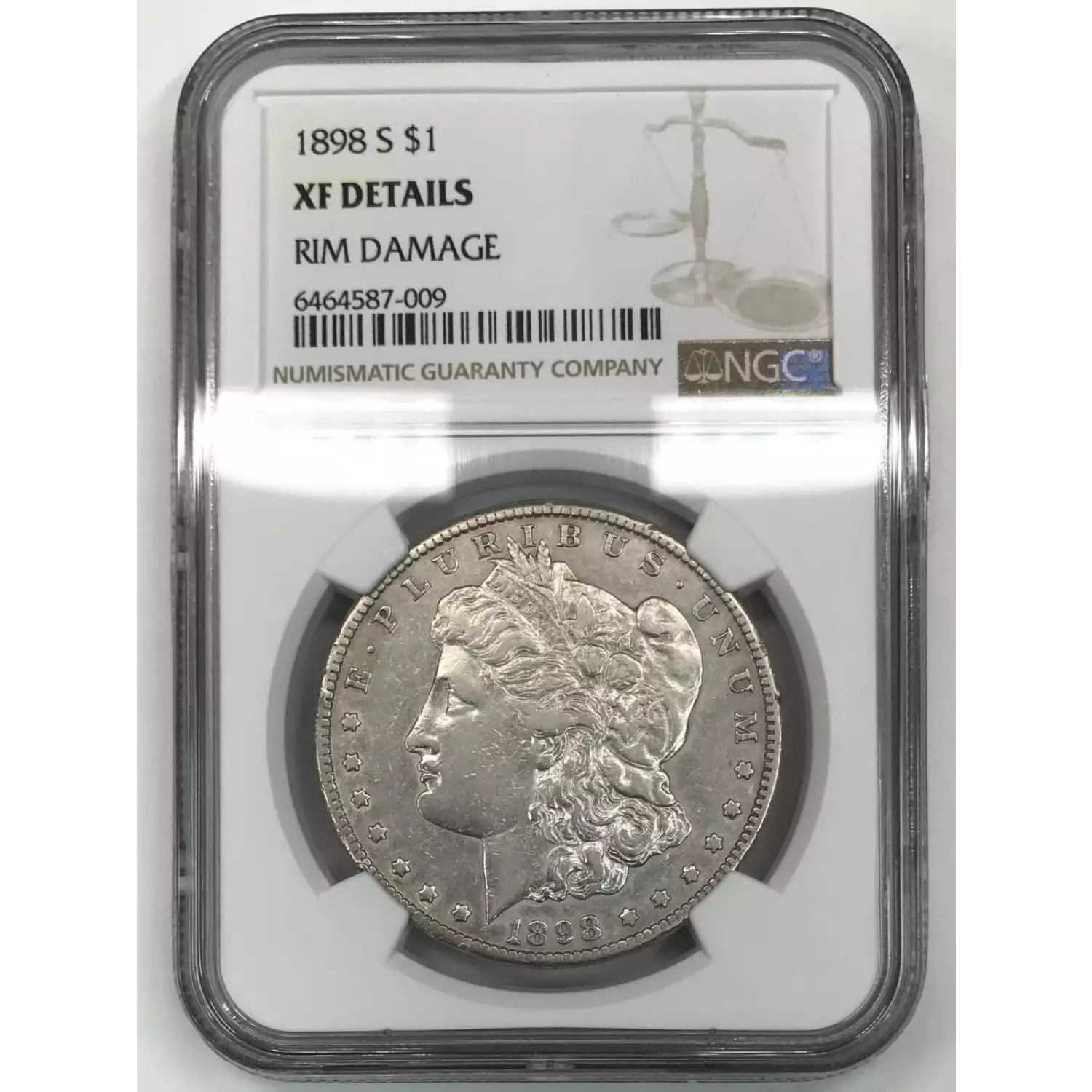1898-S Morgan Silver Dollar NGC XF-Details - Old Pueblo Coin