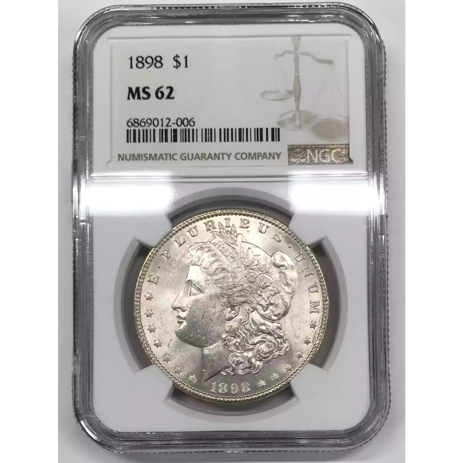 1898 Morgan Silver Dollar NGC MS-62 - Old Pueblo Coin