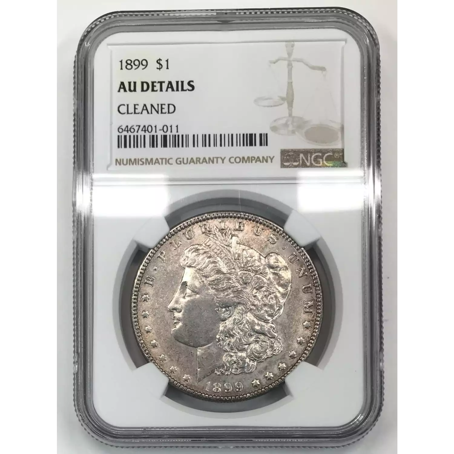 1899 Morgan Silver Dollar NGC AU-Details - Old Pueblo Coin