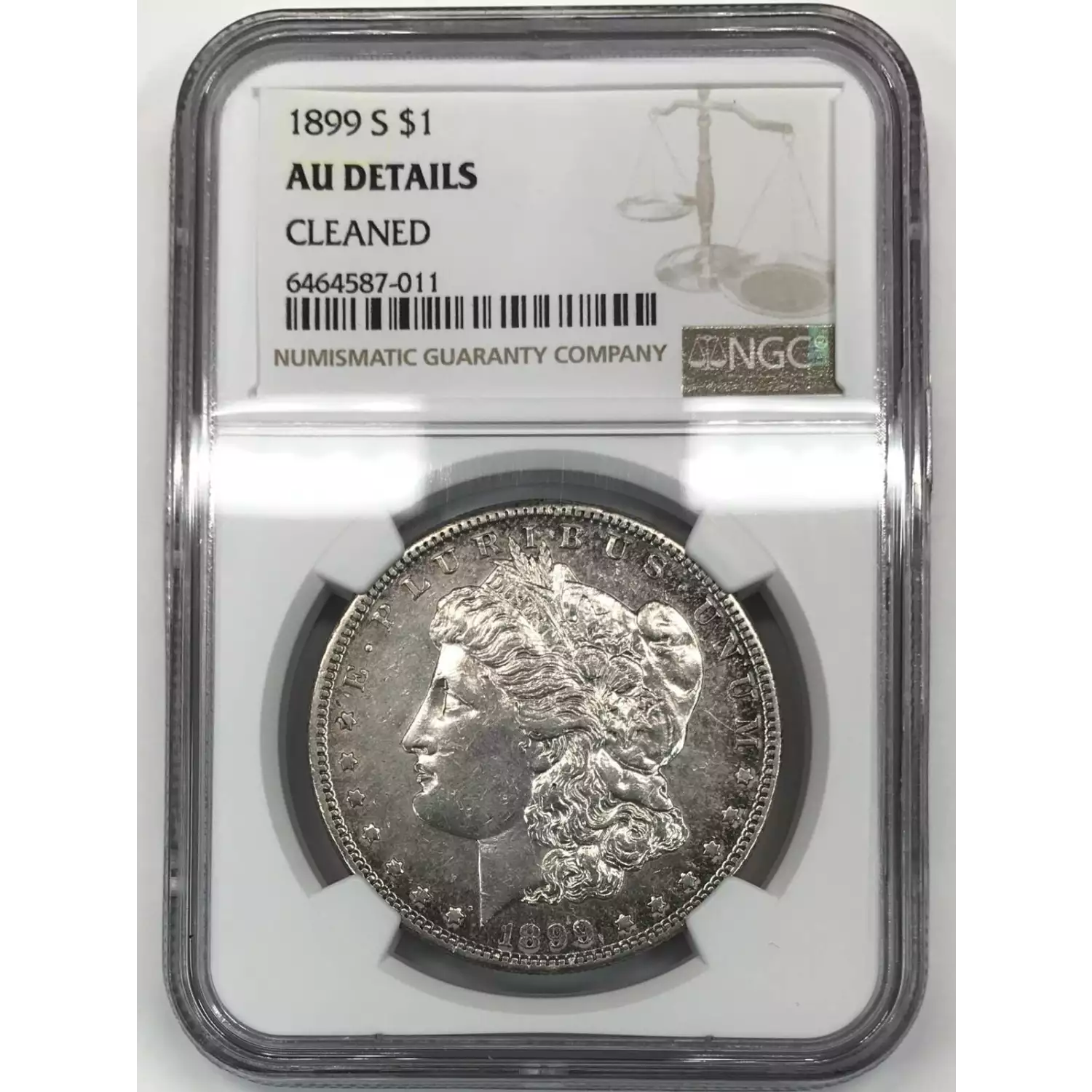 1899-S Morgan Silver Dollar NGC AU-Details - Old Pueblo Coin
