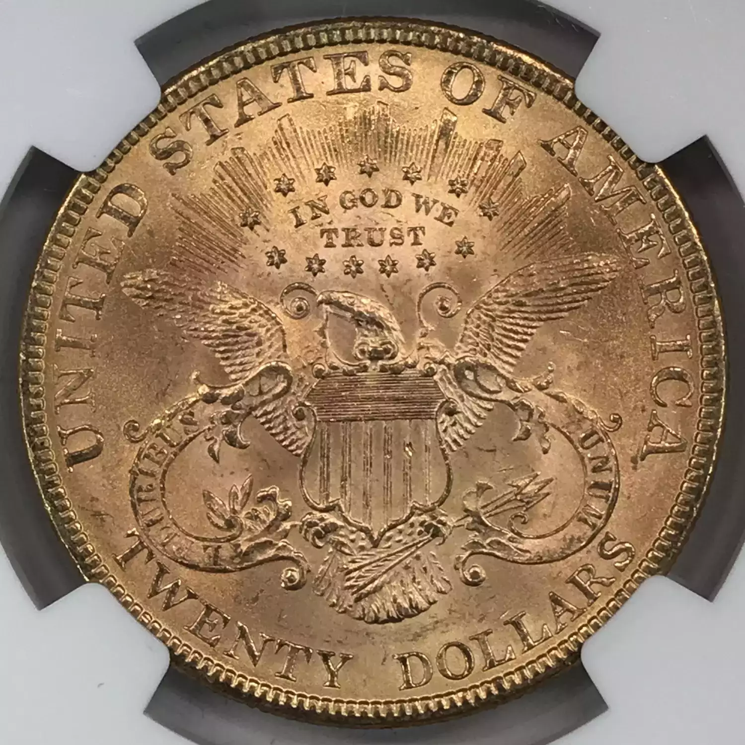 1899 Liberty Head $20 Gold Double Eagle NGC MS-62 - Old Pueblo Coin