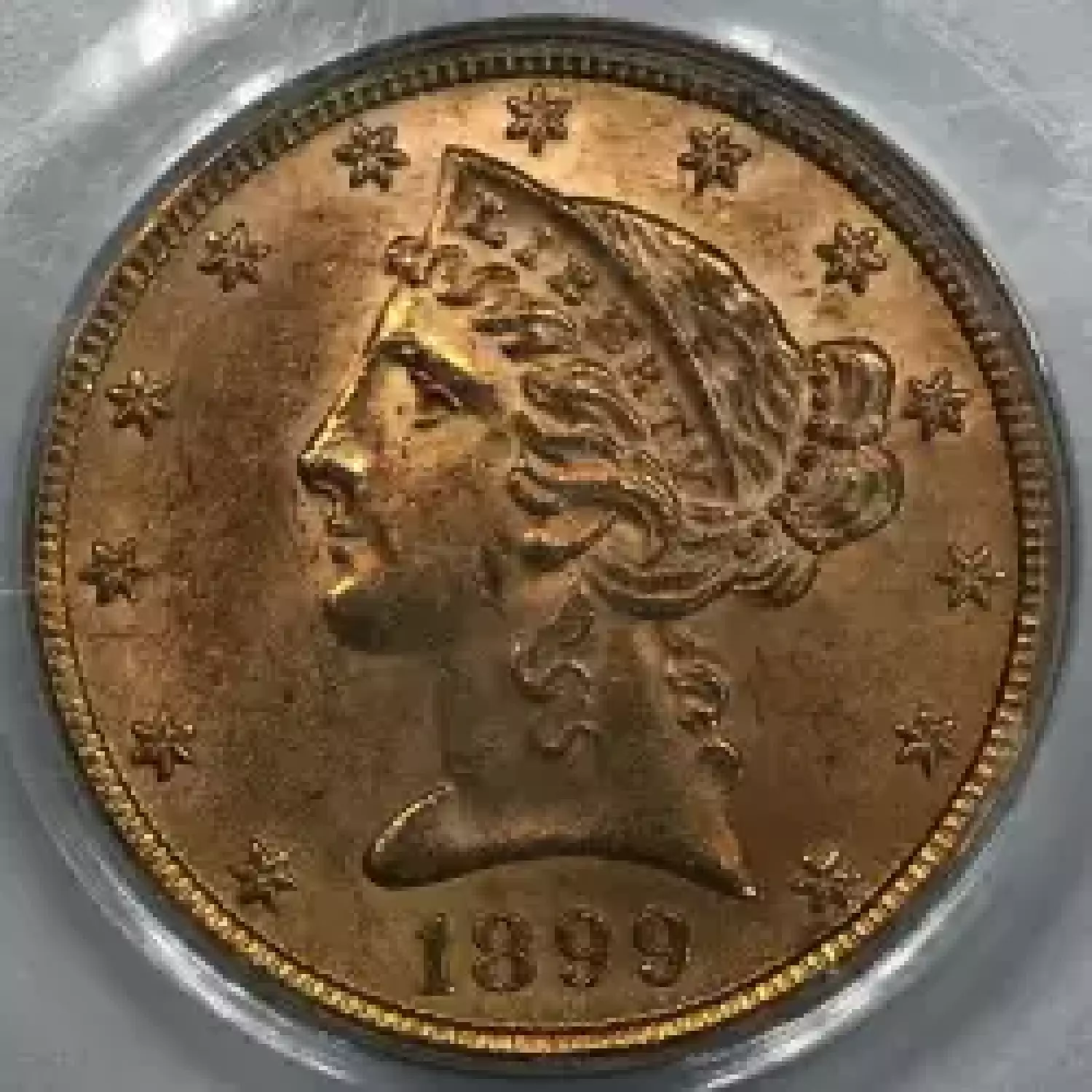 1899 $5 Gold Liberty Head Quarter Eagle PCGS MS-60 - Old Pueblo Coin