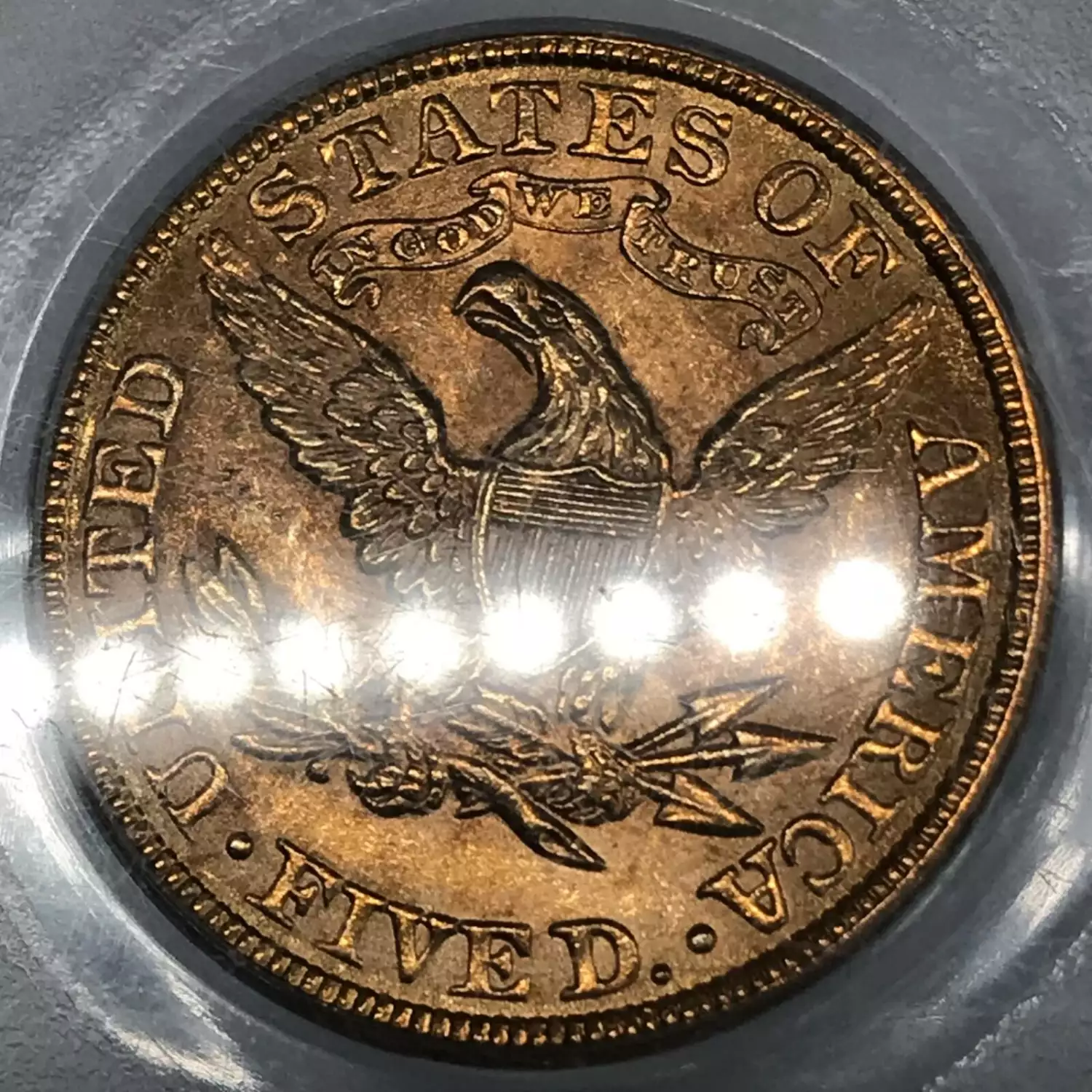 1899 $5 Gold Liberty Head Quarter Eagle PCGS MS-60 - Old Pueblo Coin