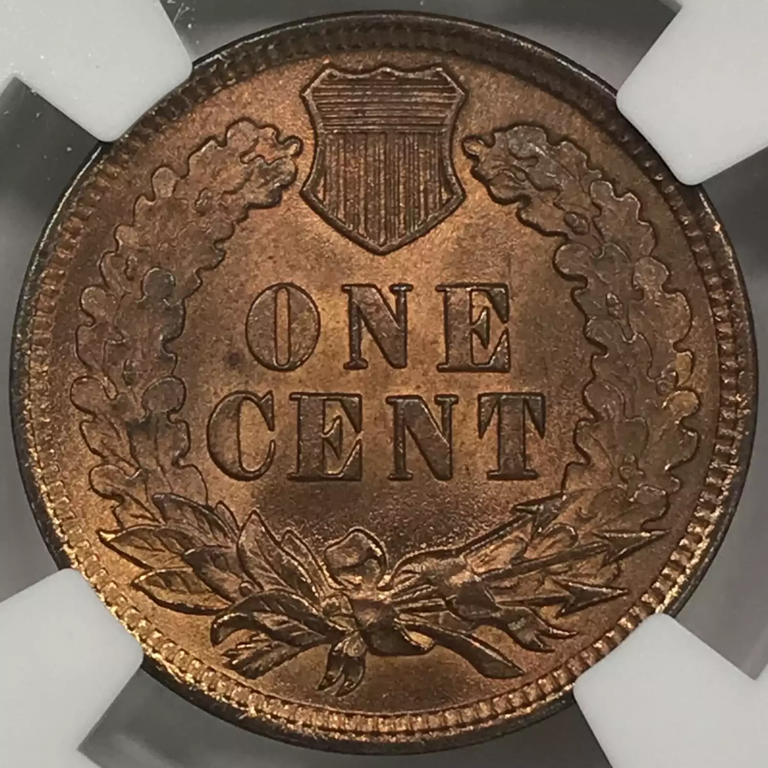 1899 Indian Head Cent NGC MS-63 RB - Old Pueblo Coin