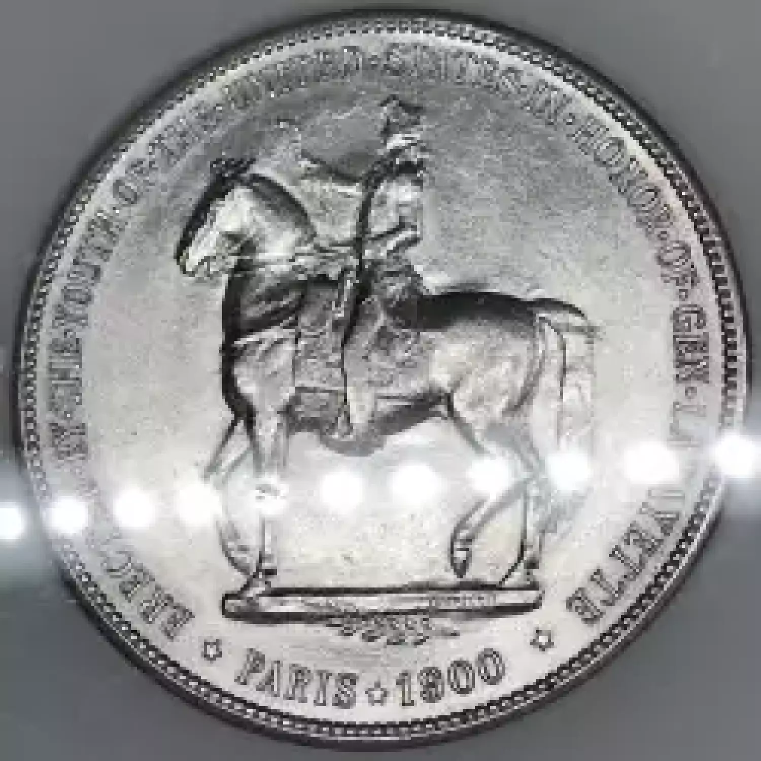 1900 Lafayette Commemorative Silver Dollar NGC AU-55 LAFAYETTE - Old ...