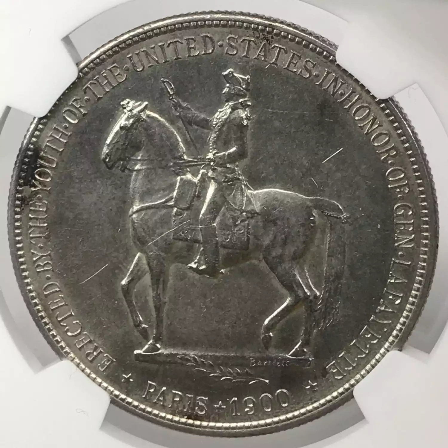 1900 Lafayette Commemorative Silver Dollar NGC UNC Details - Old Pueblo ...