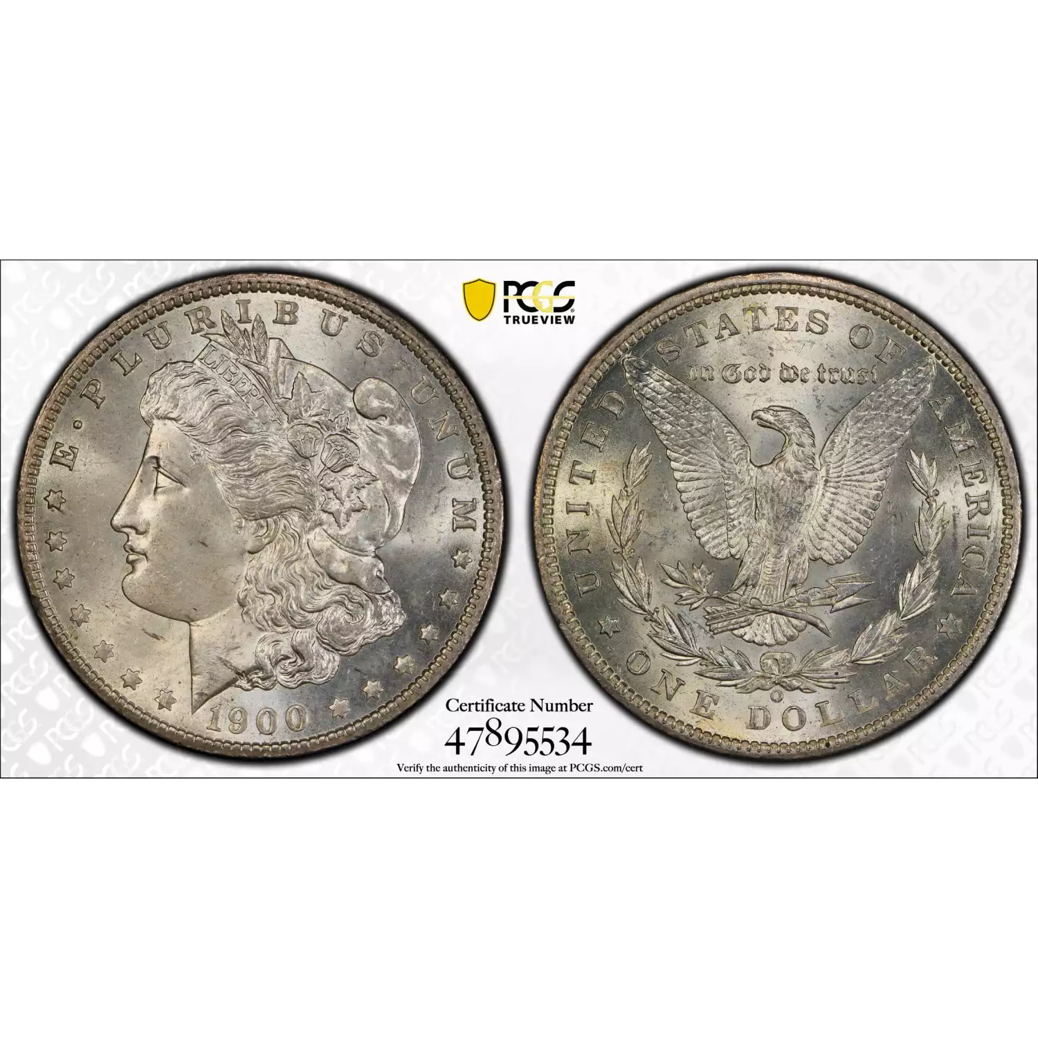 1900-O Morgan Silver Dollar PCGS MS-64 - Old Pueblo Coin