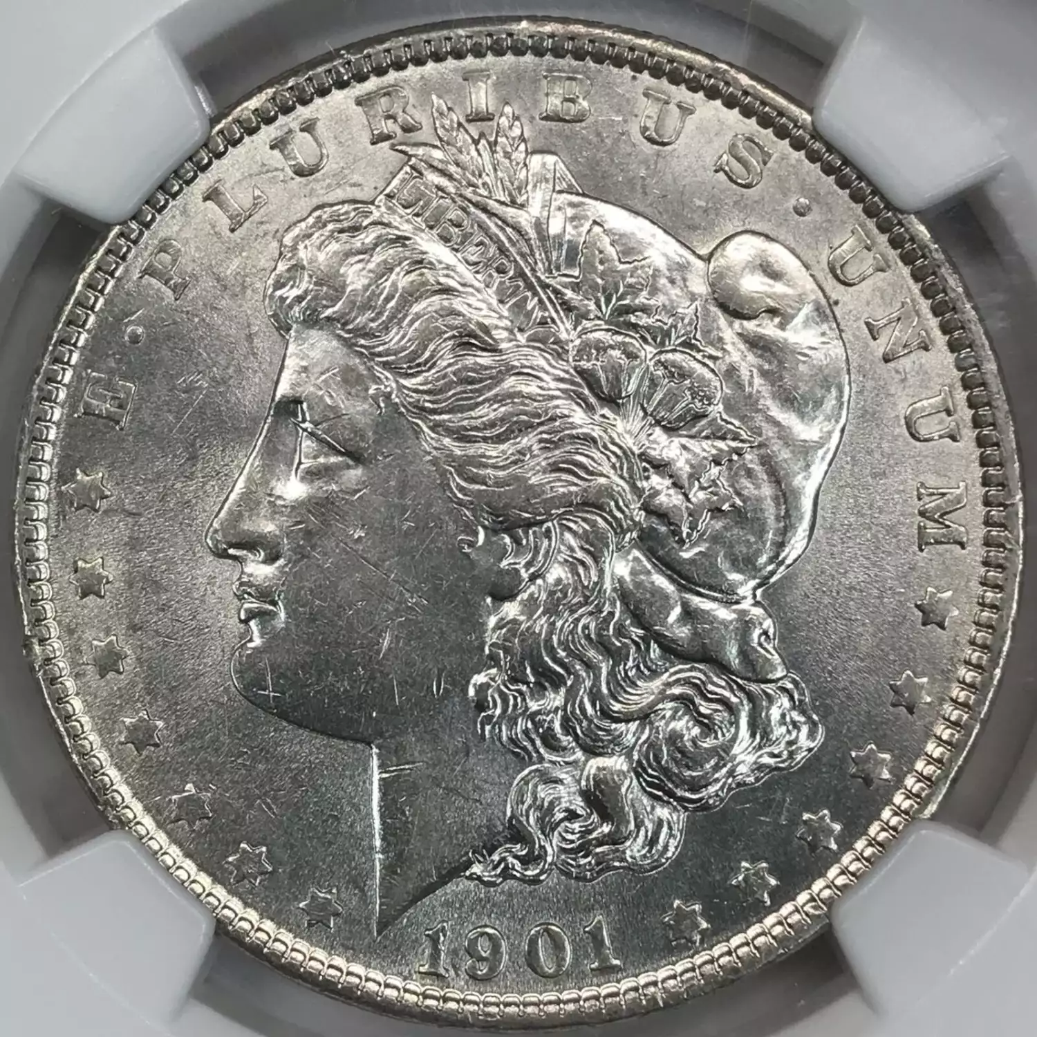 1901 Morgan Silver Dollar NGC AU-55 - Old Pueblo Coin