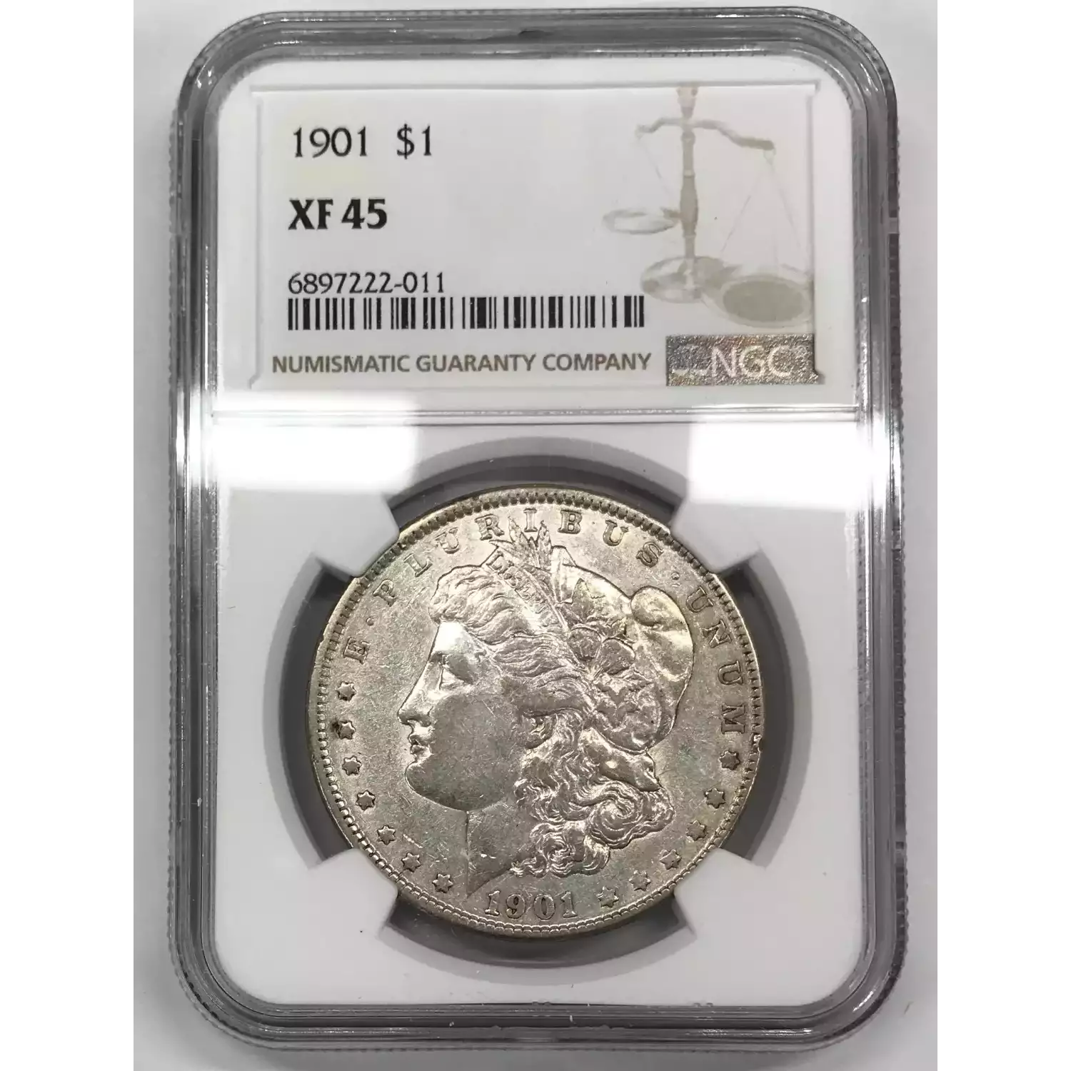 1901 Morgan Silver Dollar NGC XF-45 - Old Pueblo Coin