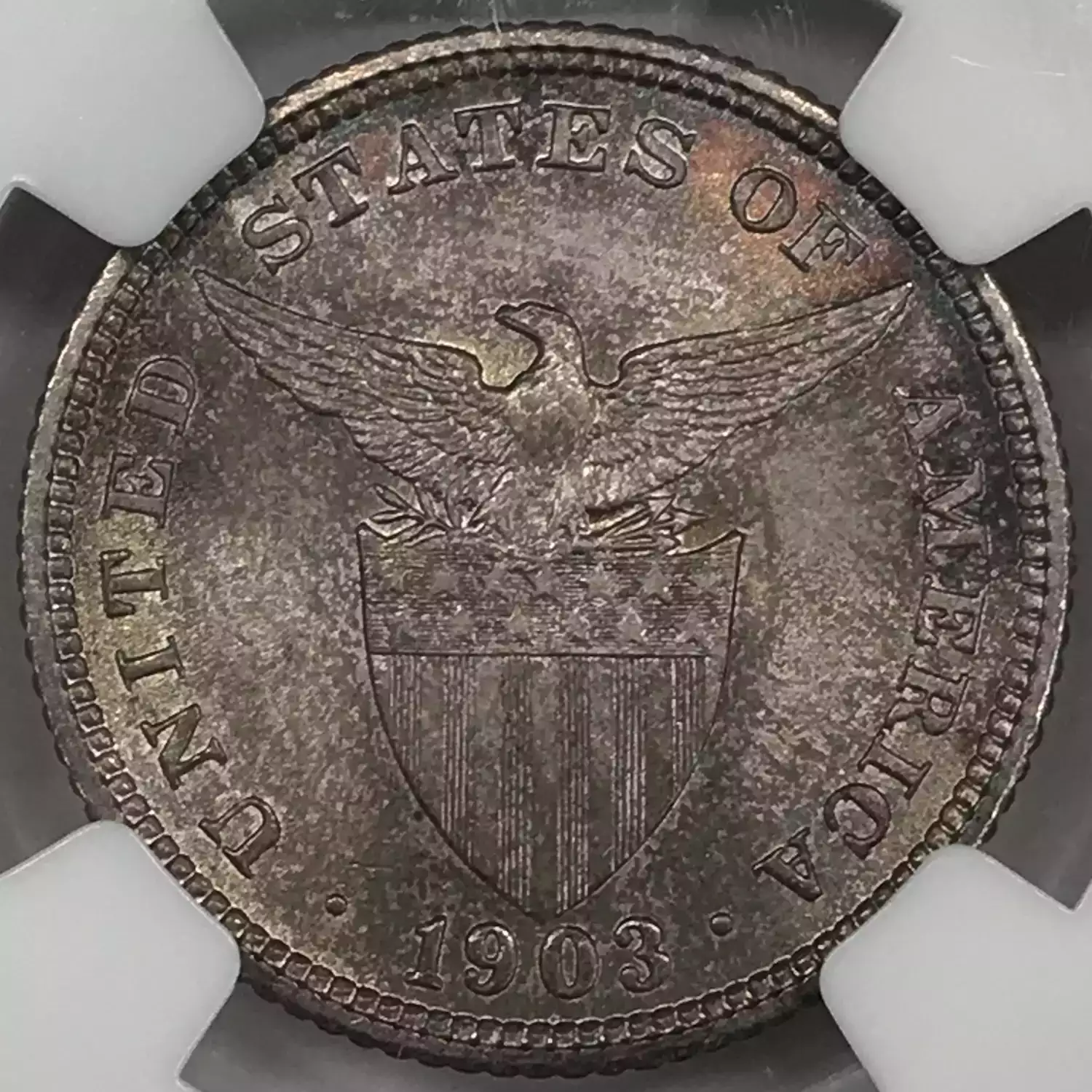 1903 US Philippines Silver 20 Centavos NGC MS-65 - Old Pueblo Coin