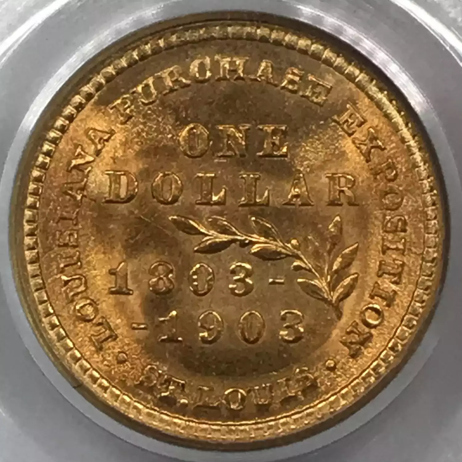 1903 Louisiana Purchase Exposition Commemorative Gold Dollar PCGS MS-64 ...