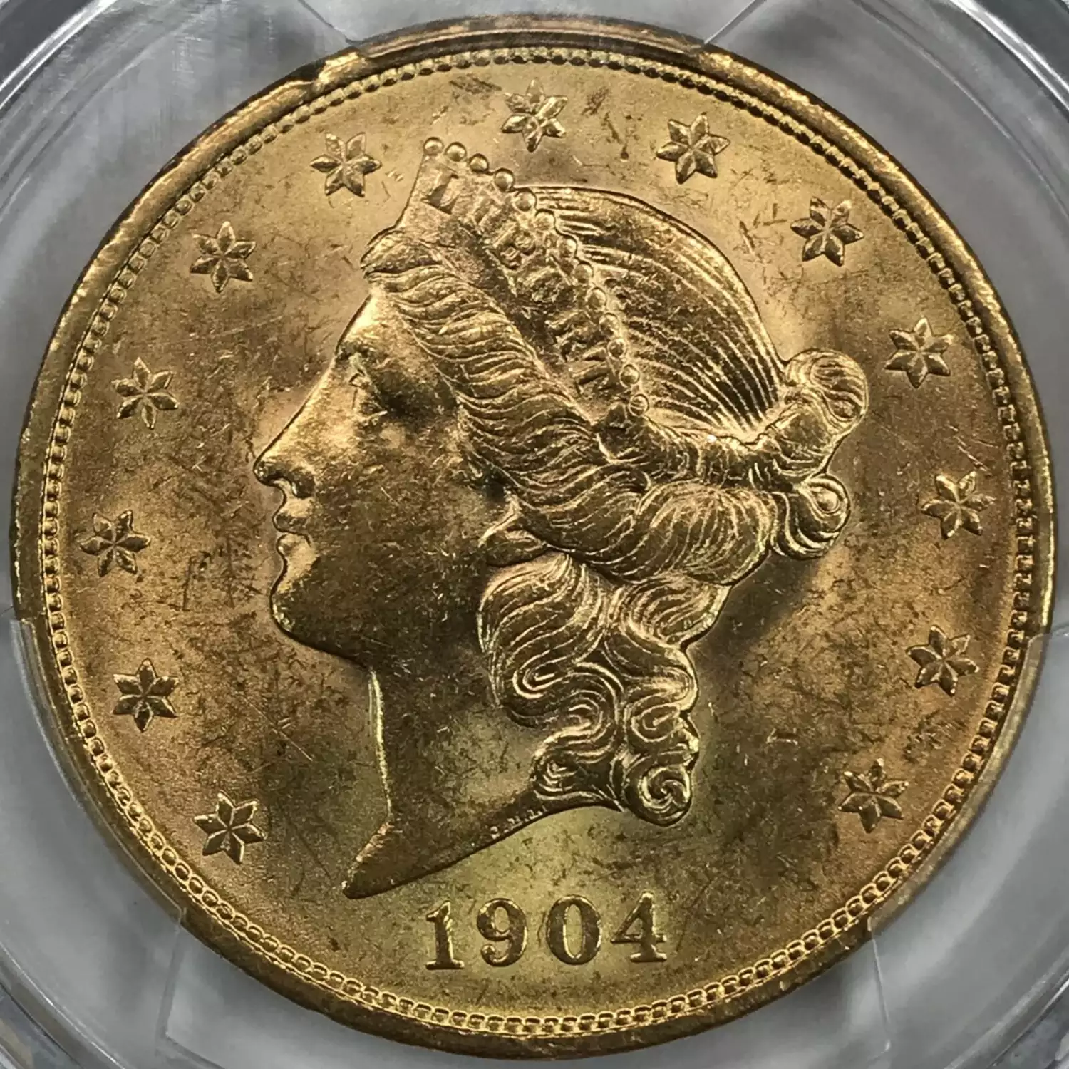 1904 Liberty Head $20 Gold Double Eagle PCGS MS-61 - Old Pueblo Coin