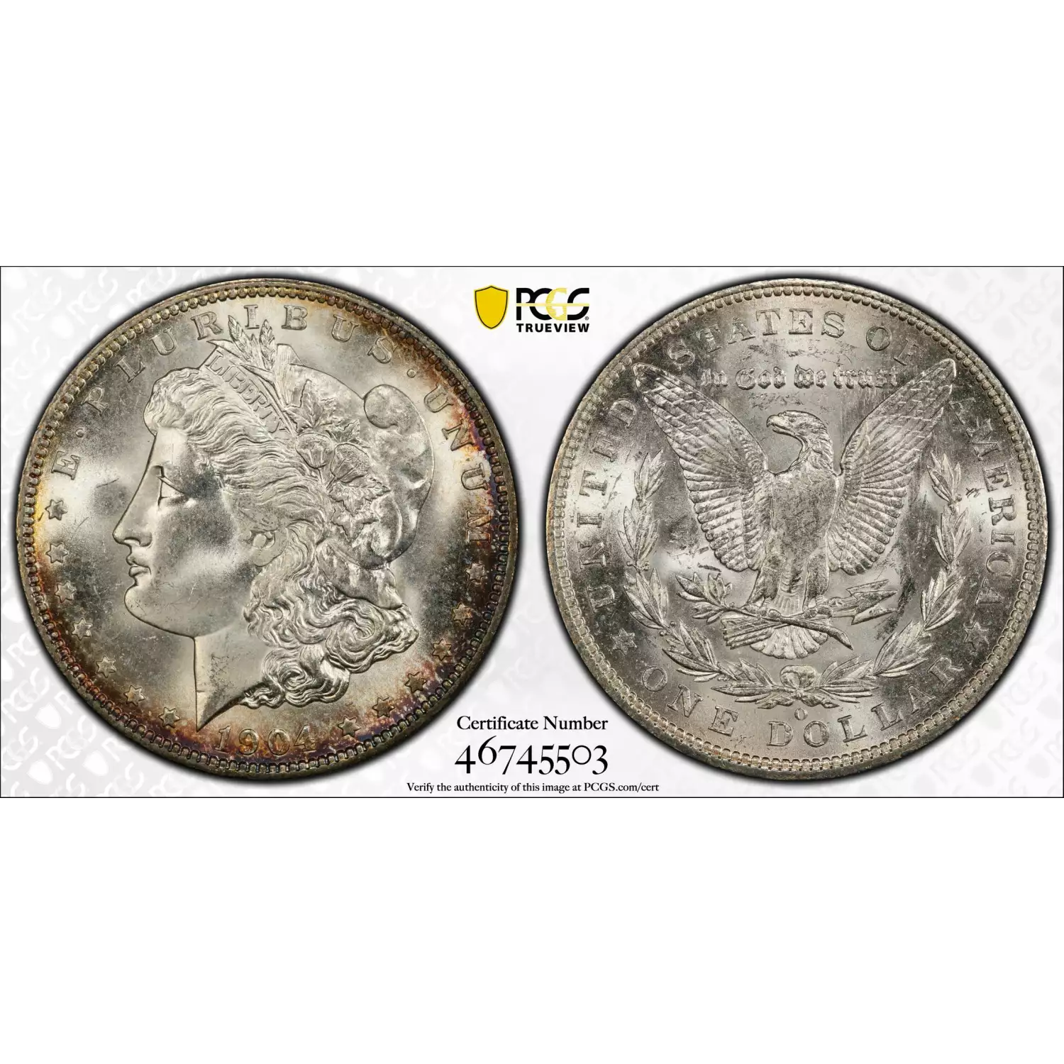 1904-O Morgan Silver Dollar PCGS MS-64 - Old Pueblo Coin