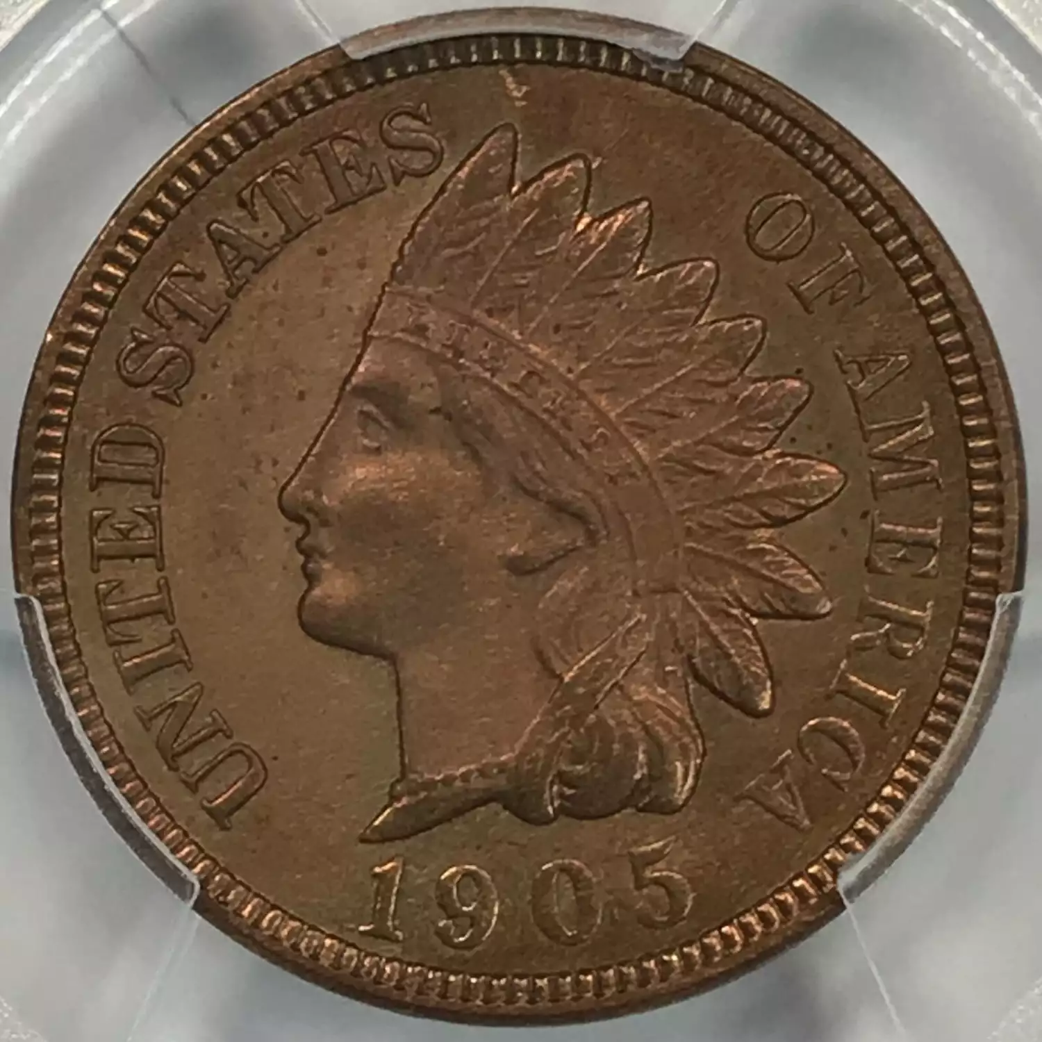 1905 Indian Head Cent PCGS Genuine - UNC Details (91 - Questionable ...