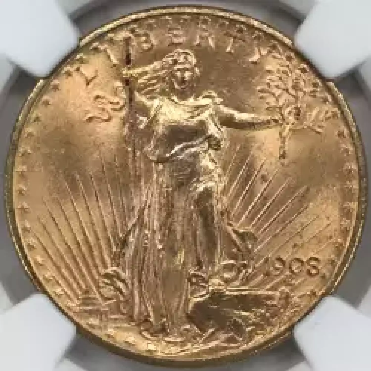 1908 Saint Gaudens $20 Gold Double Eagle NGC MS-63 No Motto - Old ...