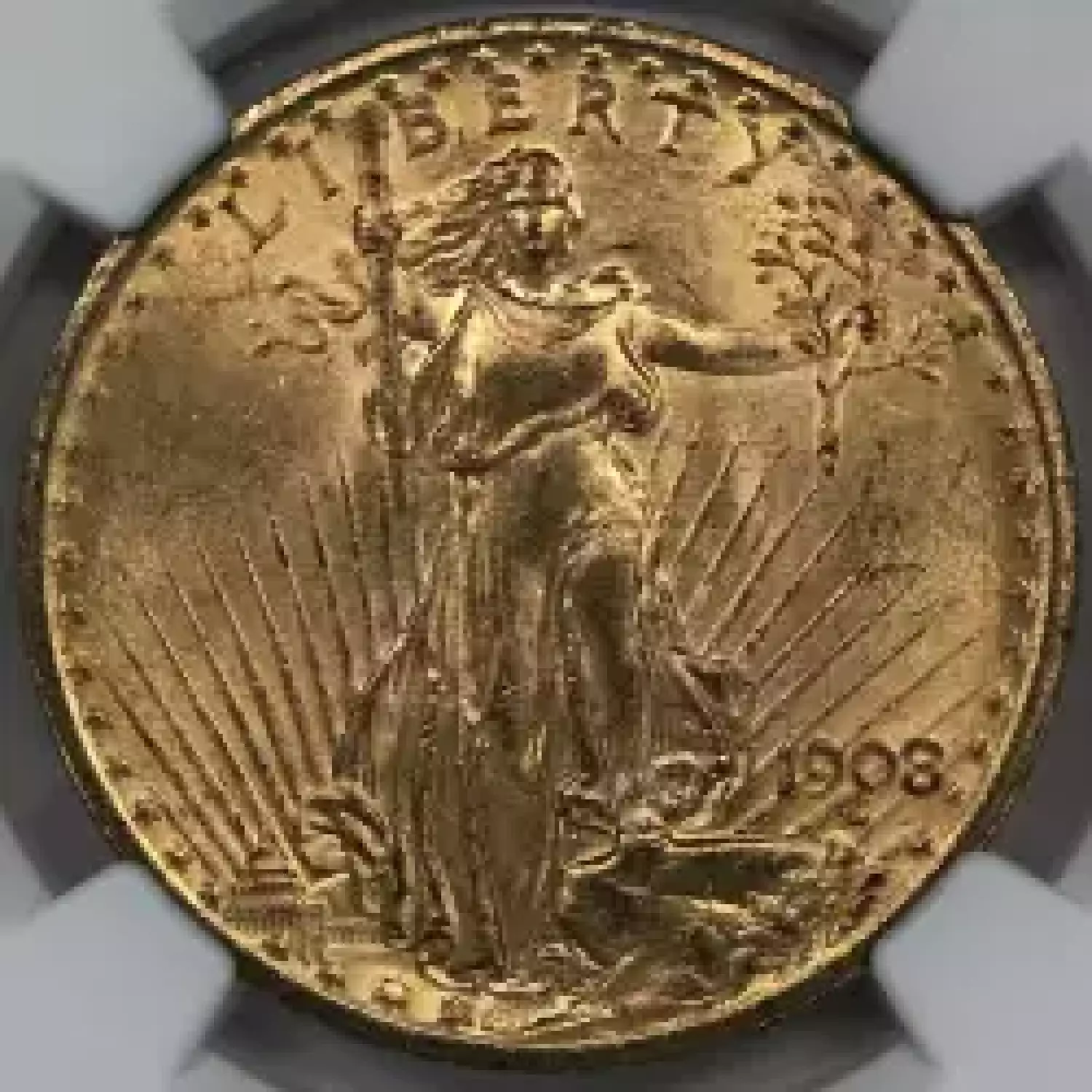 1908 Saint Gaudens $20 Gold Double Eagle NGC MS-63 No Motto - Old ...
