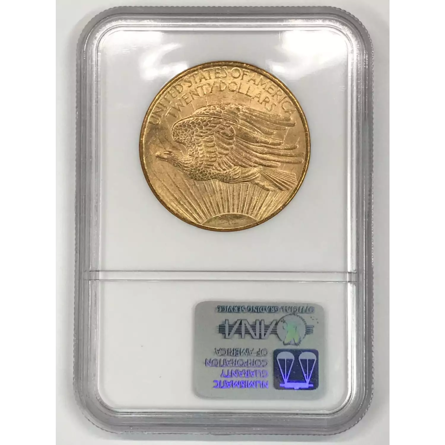 1908 Saint Gaudens $20 Gold Double Eagle NGC MS-64 No Motto - Old ...