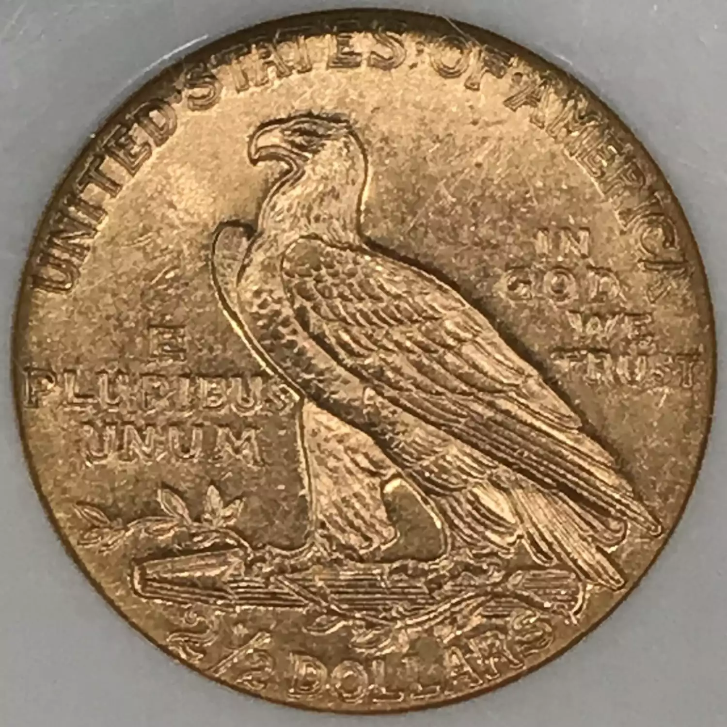 1909 $2.50 Gold Indian Head Quarter Eagle NGC MS-62 - Old Pueblo Coin