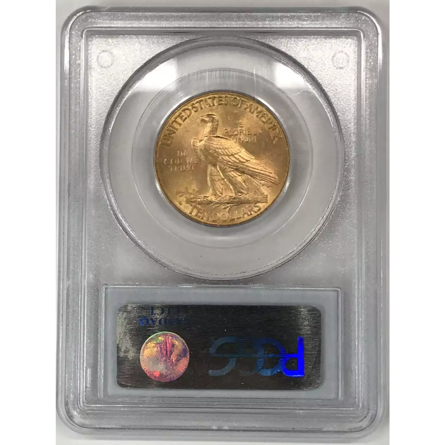 1910-D $10 Gold Indian Head Eagle PCGS MS-63 - Old Pueblo Coin