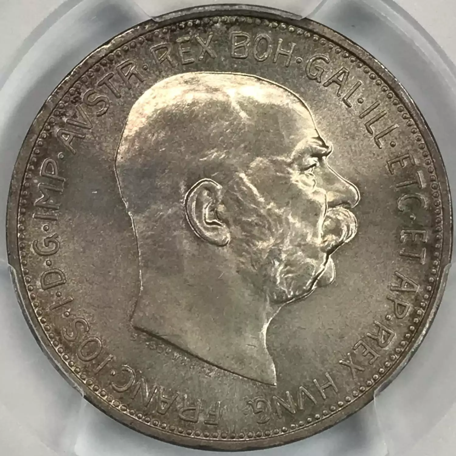 1912 AUSTRIA Silver 2 CORONA PCGS MS-64 - Old Pueblo Coin