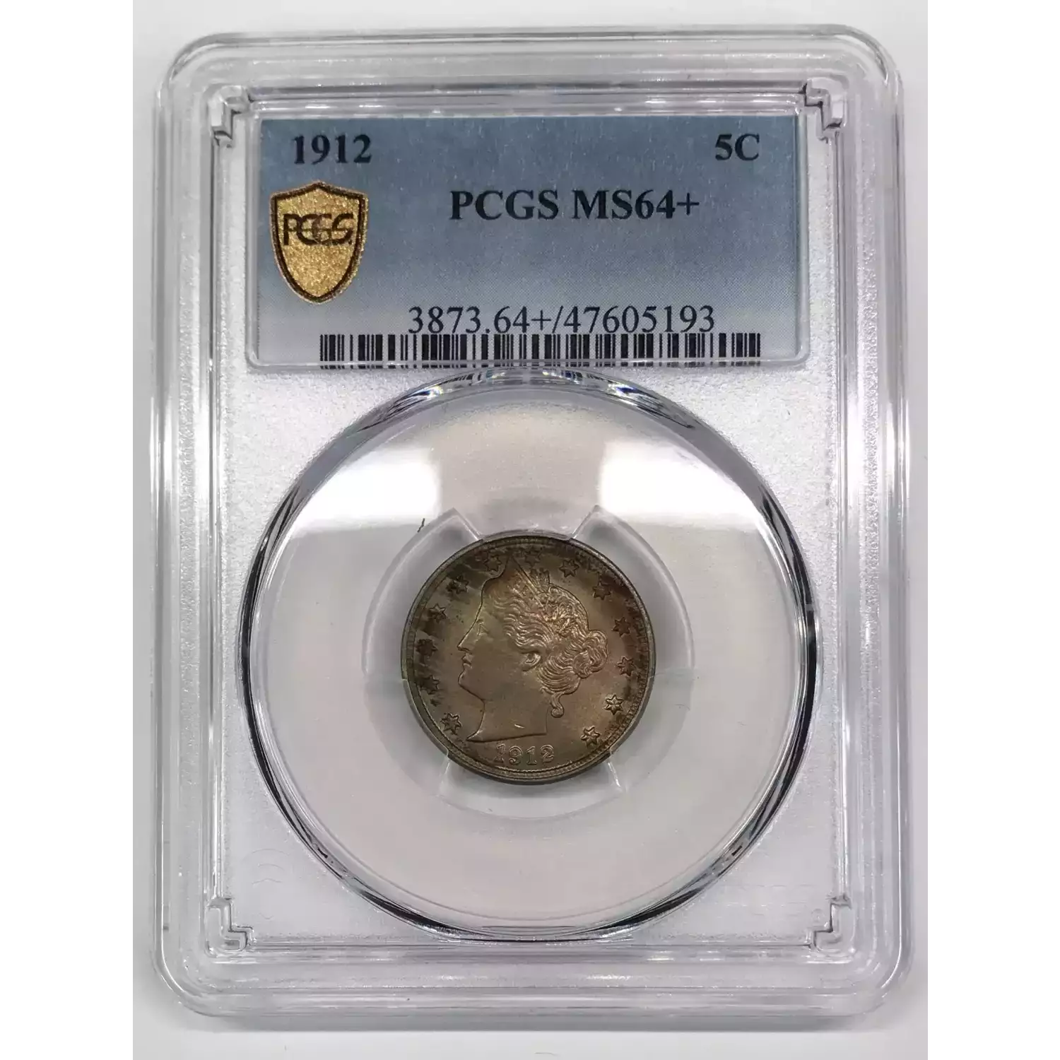 1912 Liberty Head V Nickel PCGS MS-64+ - Old Pueblo Coin