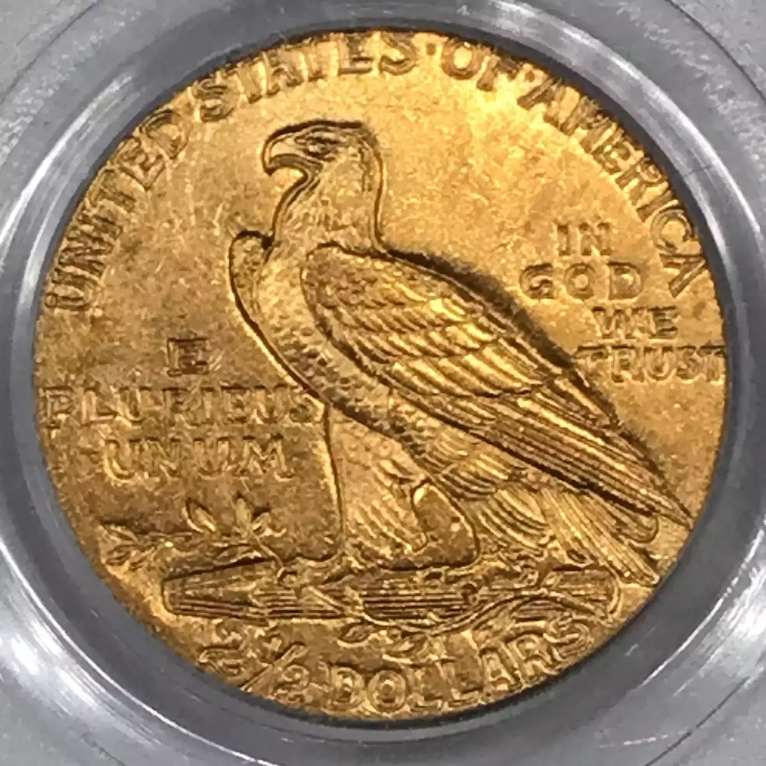 1913 $2.50 Gold Indian Head Quarter Eagle PCGS MS-62 - Old Pueblo Coin